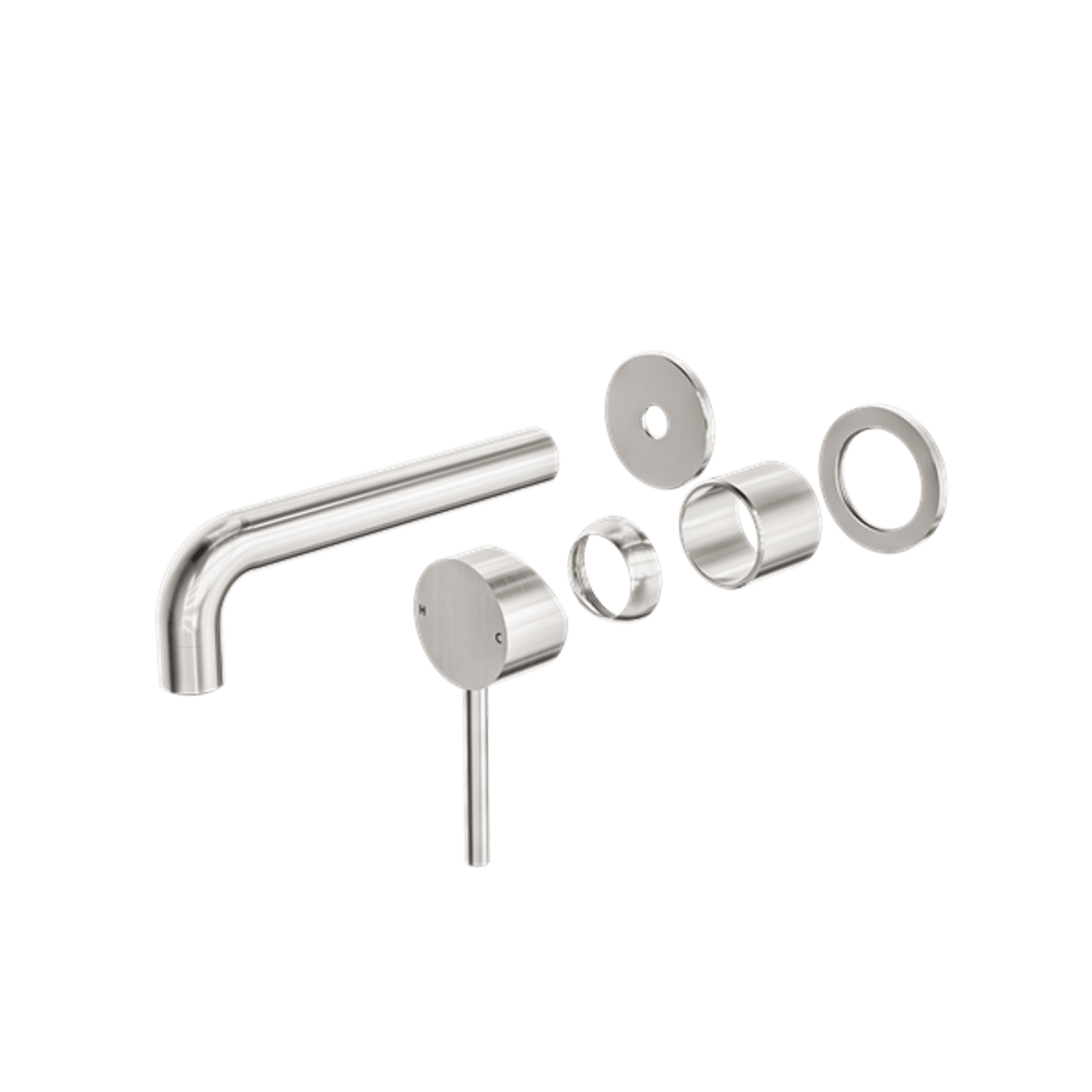 Dolce Wall Basin/Bath Mixer Separate Back Plate Trim Kits Only Brushed ...