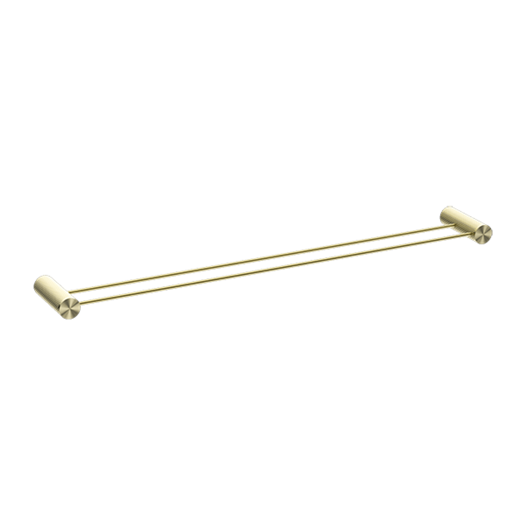 Opal Double Towel Rail 800mm Brushed Gold | ArchiPro NZ