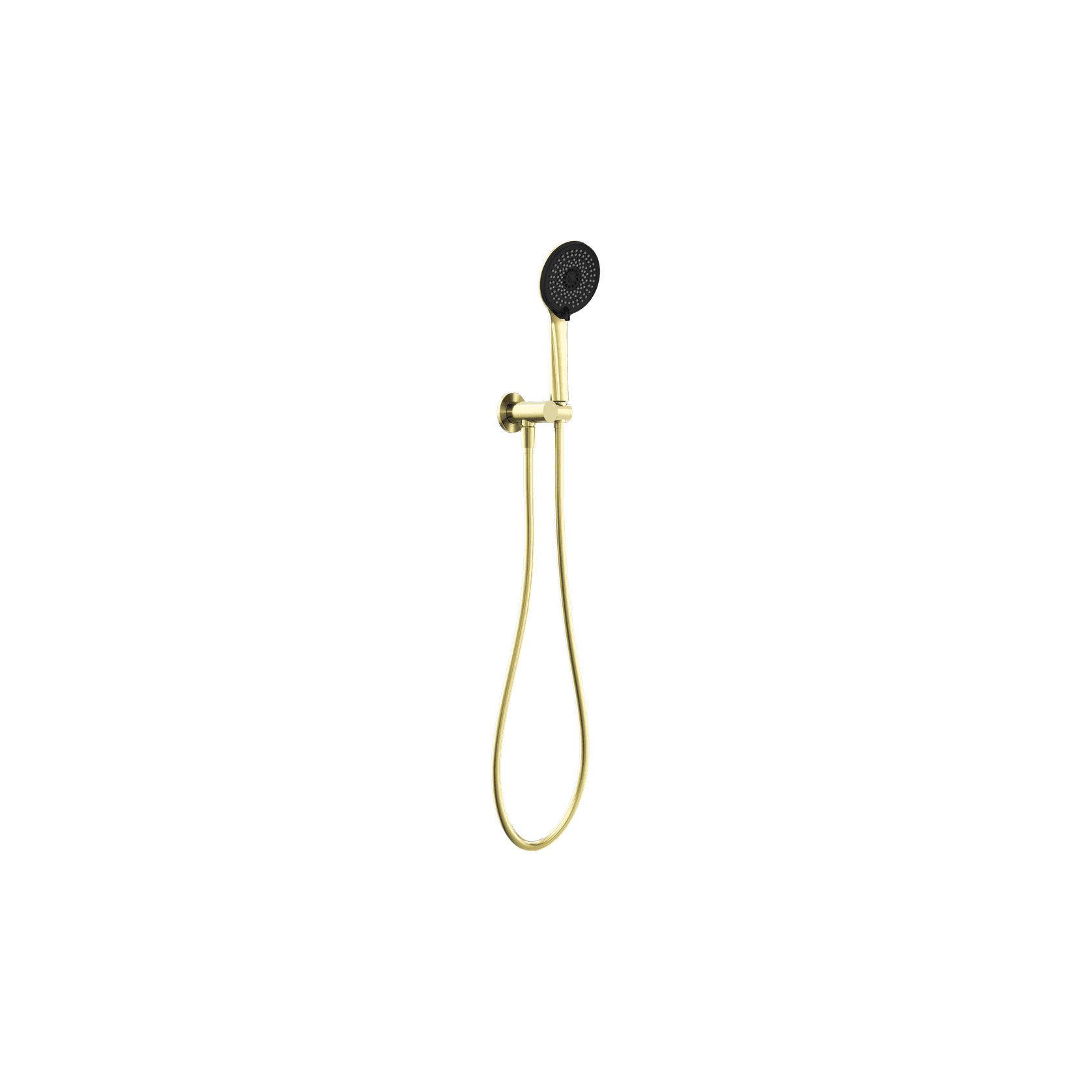 Project Round Shower On Bracket 4 Star Rating Brushed Gold | ArchiPro NZ