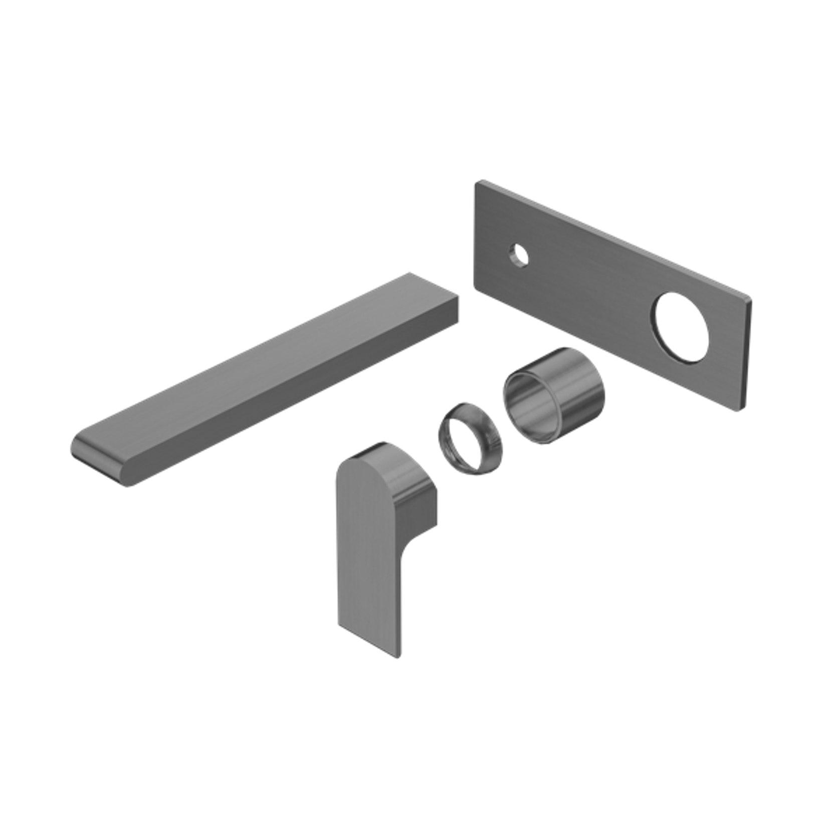 Bianca Basin/Bath Mixer 230mm Trim Kits | Gun Metal | ArchiPro NZ