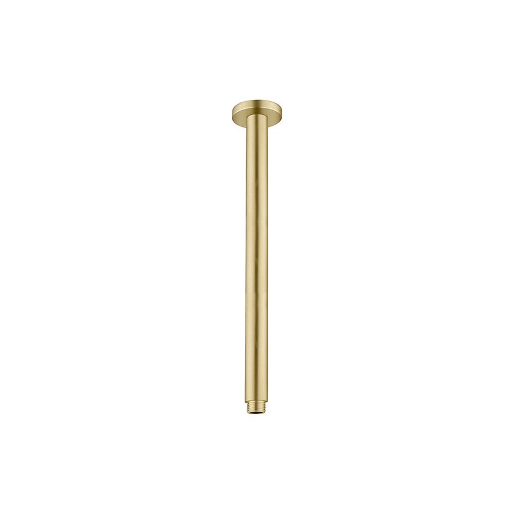 Round Ceiling Arm 300mm Length Brushed Gold | ArchiPro NZ