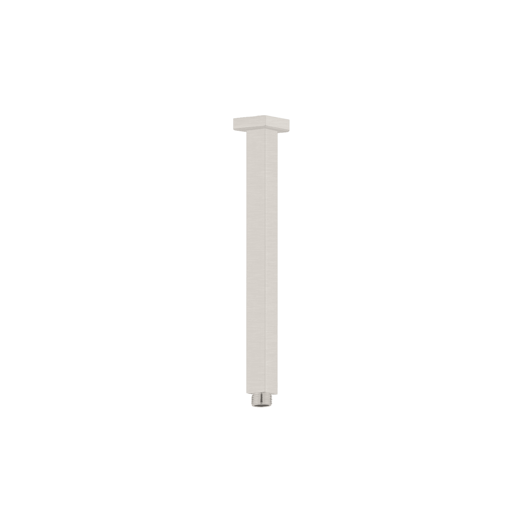 Square Ceiling Arm 300mm Length Brushed Nickel | ArchiPro NZ