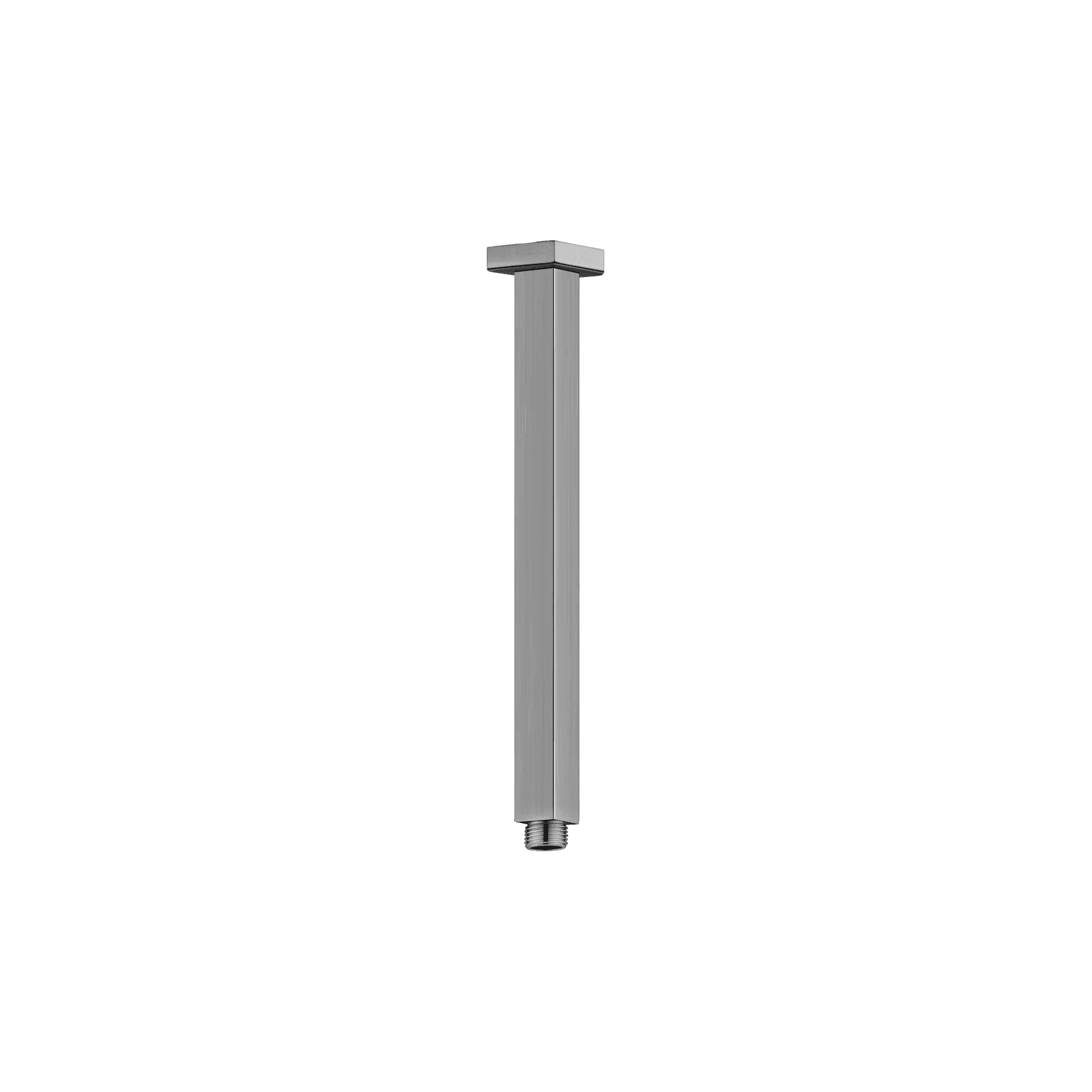 Square Ceiling Arm 300mm Length Gun Metal | ArchiPro NZ