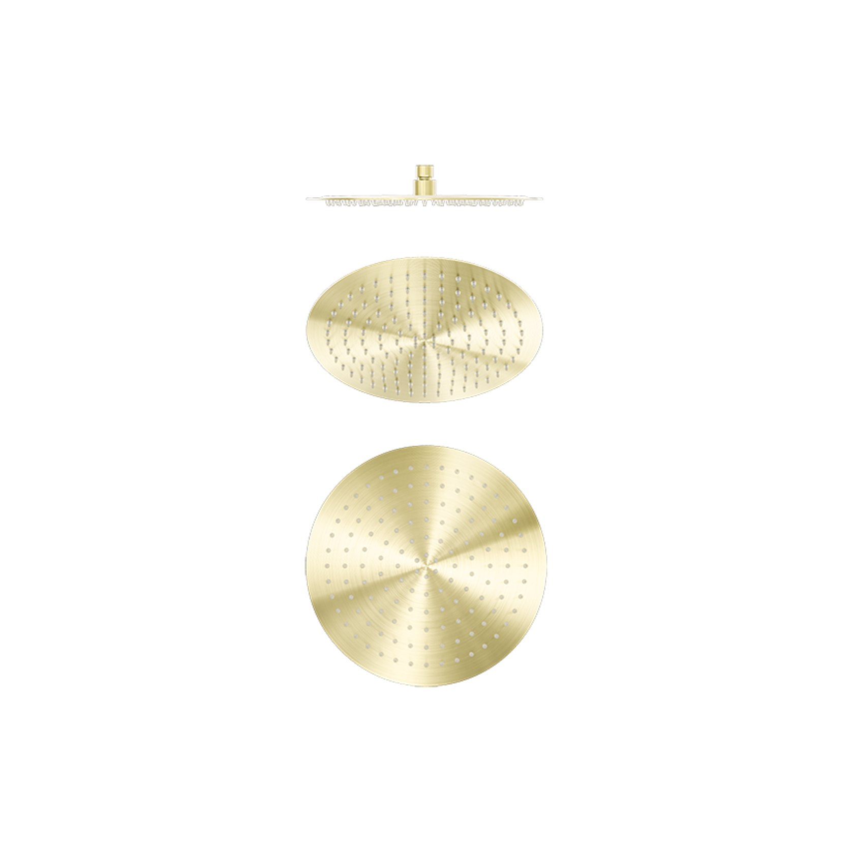 Zen SS316L 300mm Round Shower Head | Brushed Gold | ArchiPro NZ
