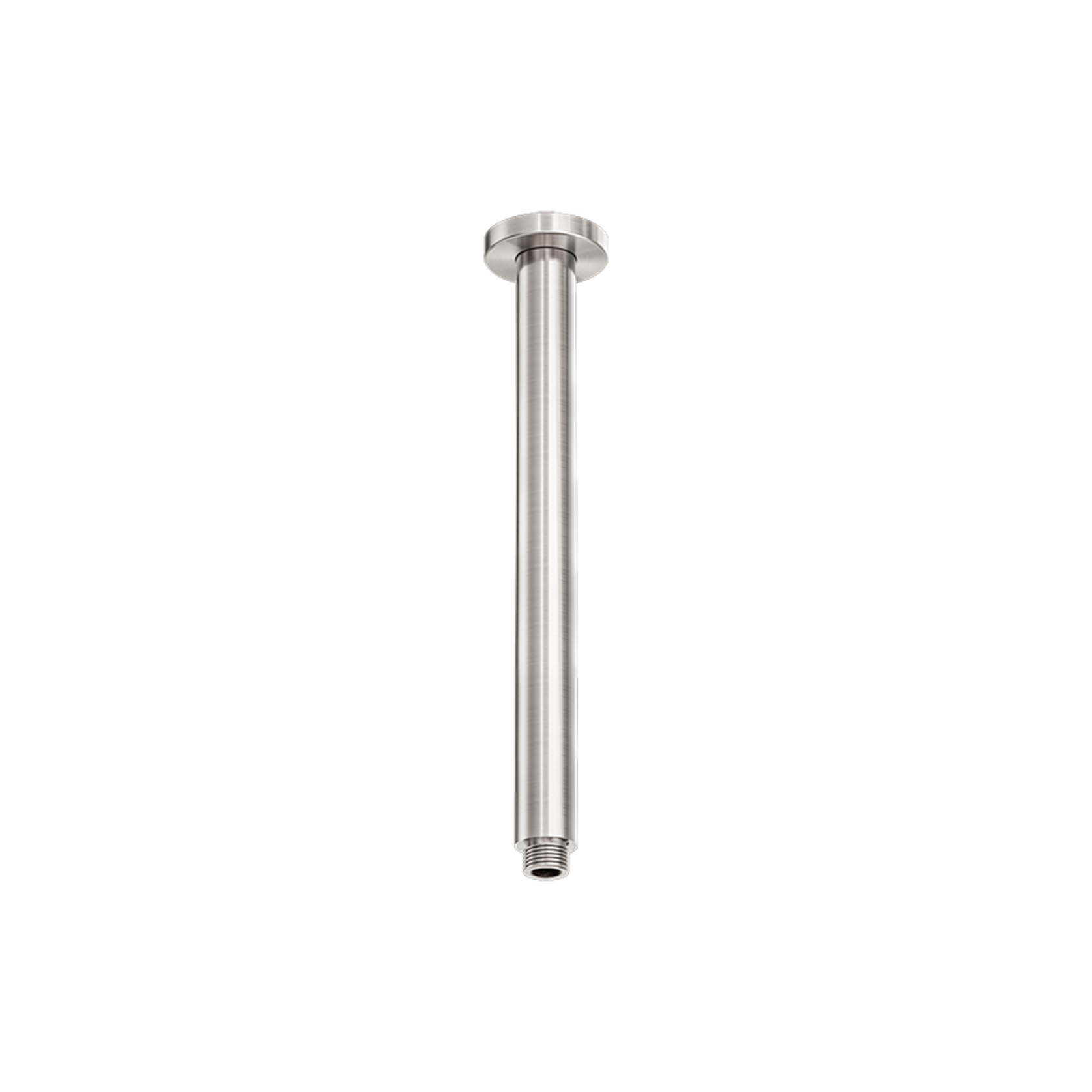Zen SS316L Round Ceiling Arm 300mm Length | Brushed Nickel | ArchiPro NZ