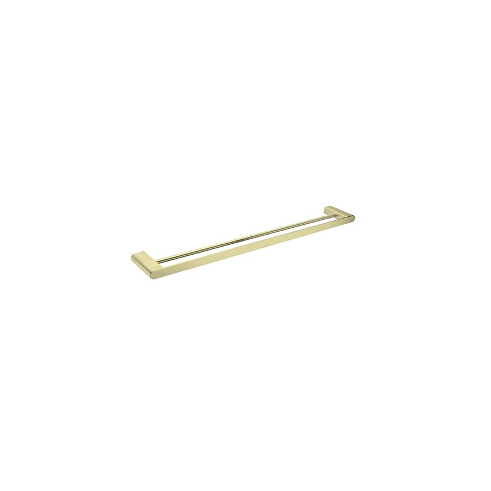 Bianca Double Towel Rail 800mm | Brushed Gold | ArchiPro NZ