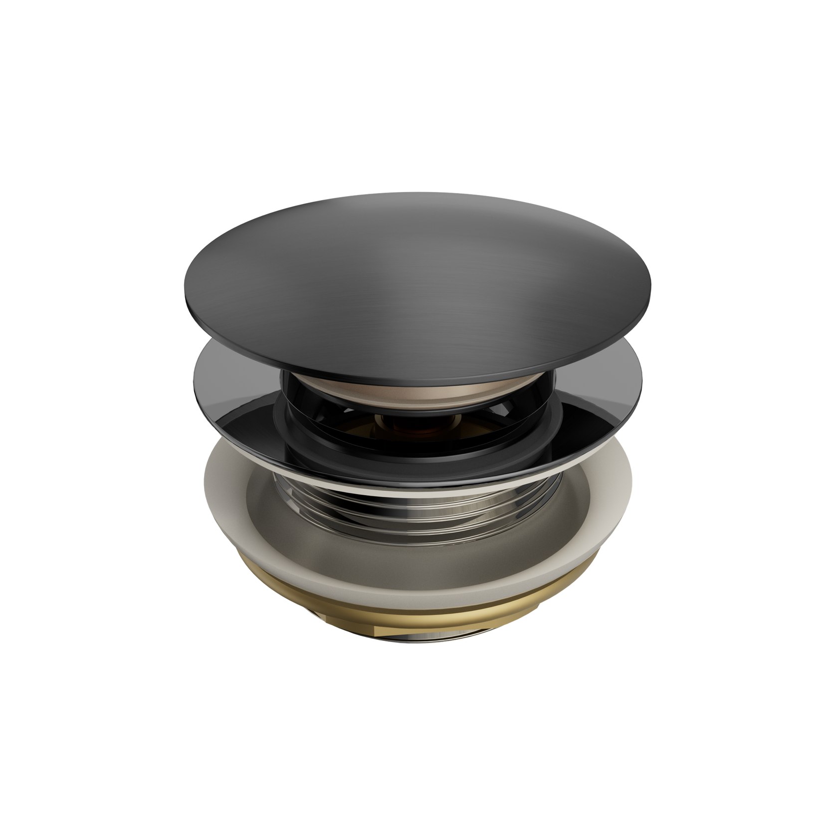 Short Pop Up Bath Waste 40mm Gun Metal | ArchiPro NZ