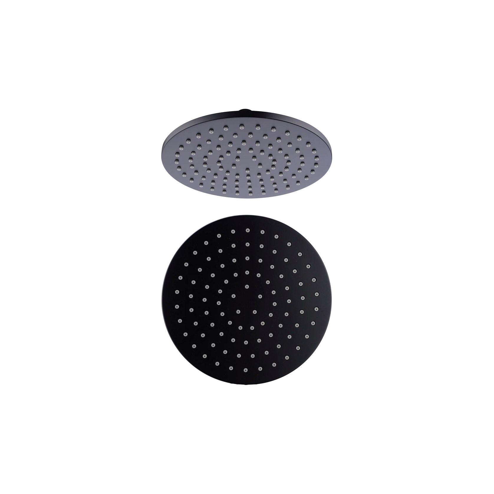 200mm Round Shower Head Matte Black | ArchiPro NZ