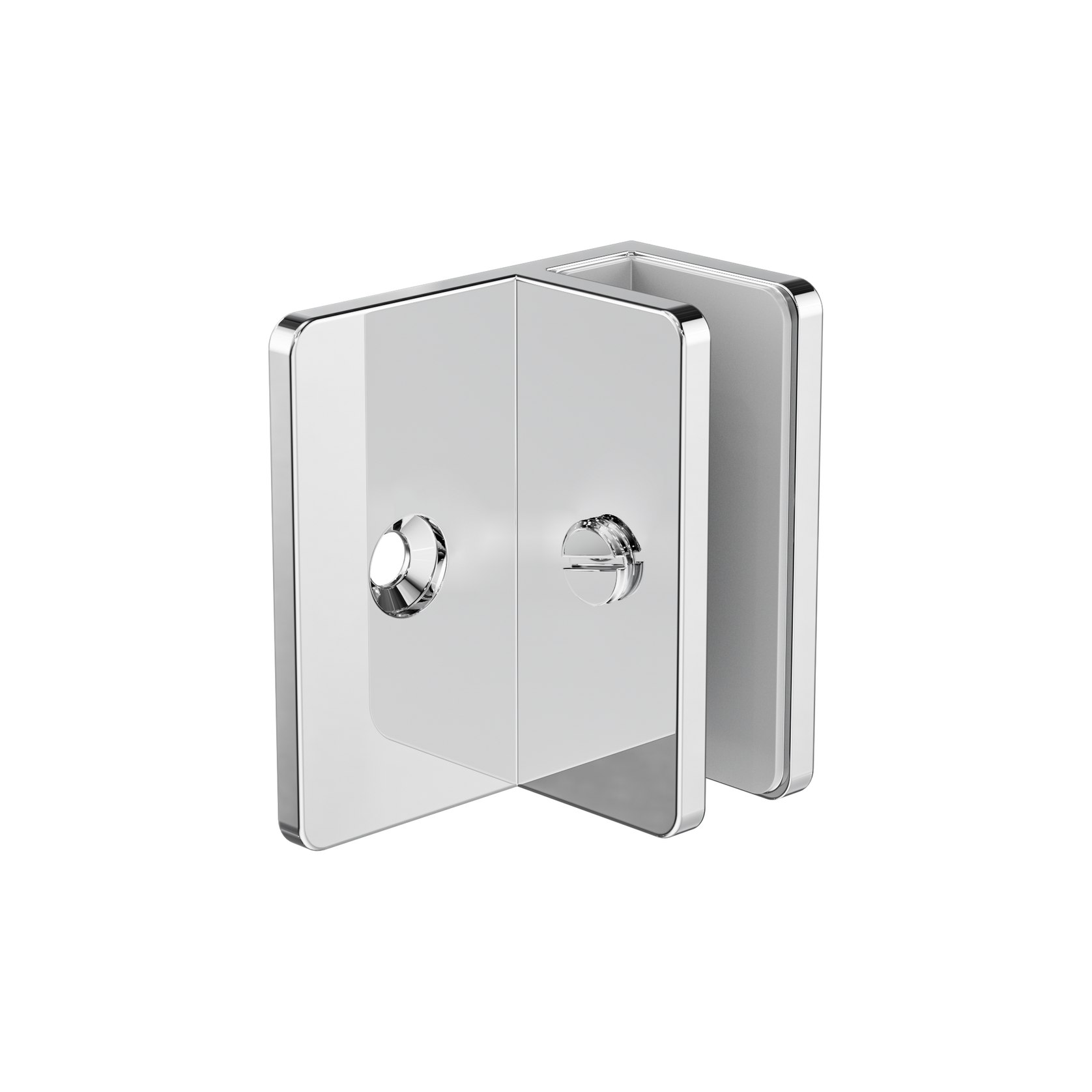 Shower F Bracket 10mm Glass Chrome | ArchiPro NZ