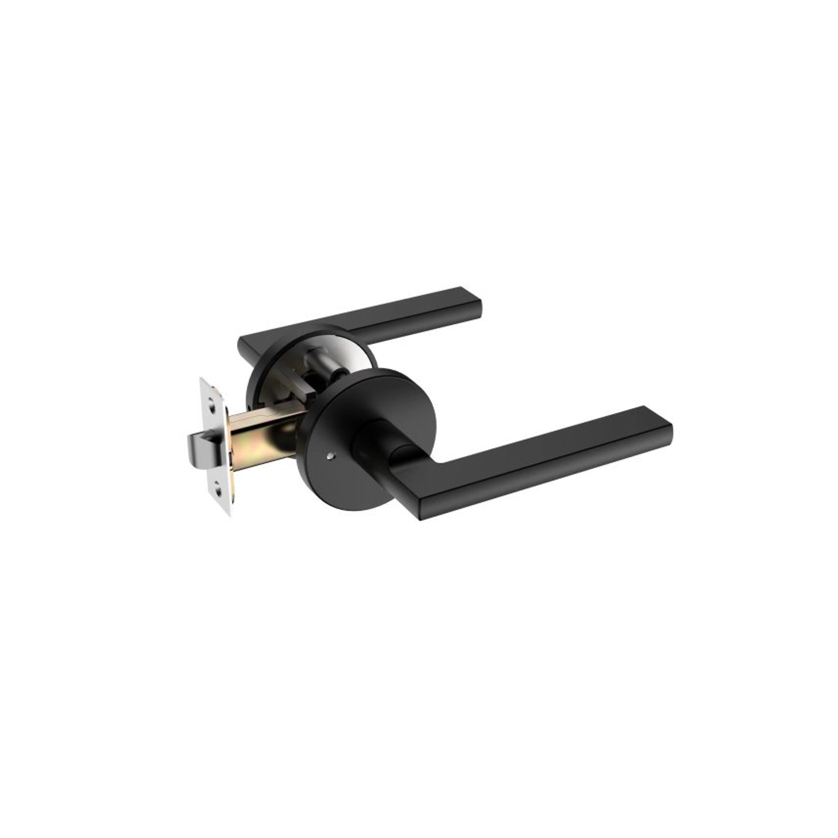 Raglan Lever Handle In Matt Black | ArchiPro NZ