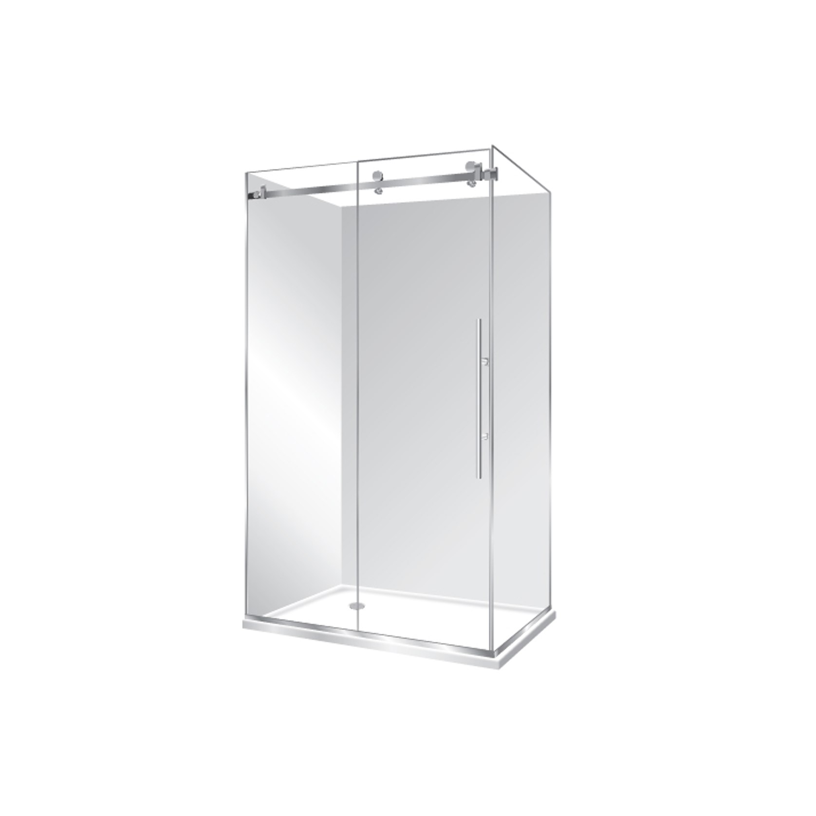 Premier Frameless 2 Sided Sliding Door Shower 1200×900 | ArchiPro NZ