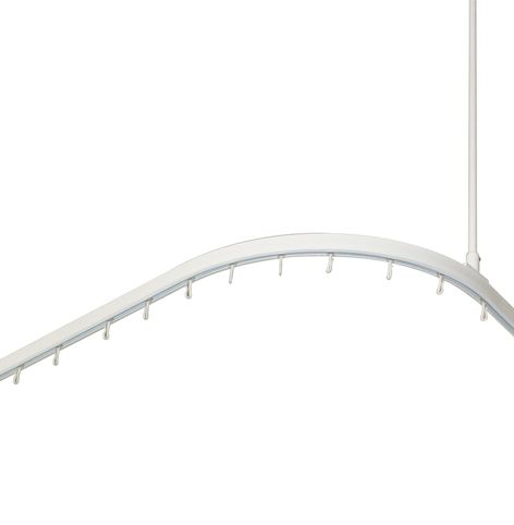 Shower Track - 1600 x 1600 Powder Coated White Macdonald Industries ...