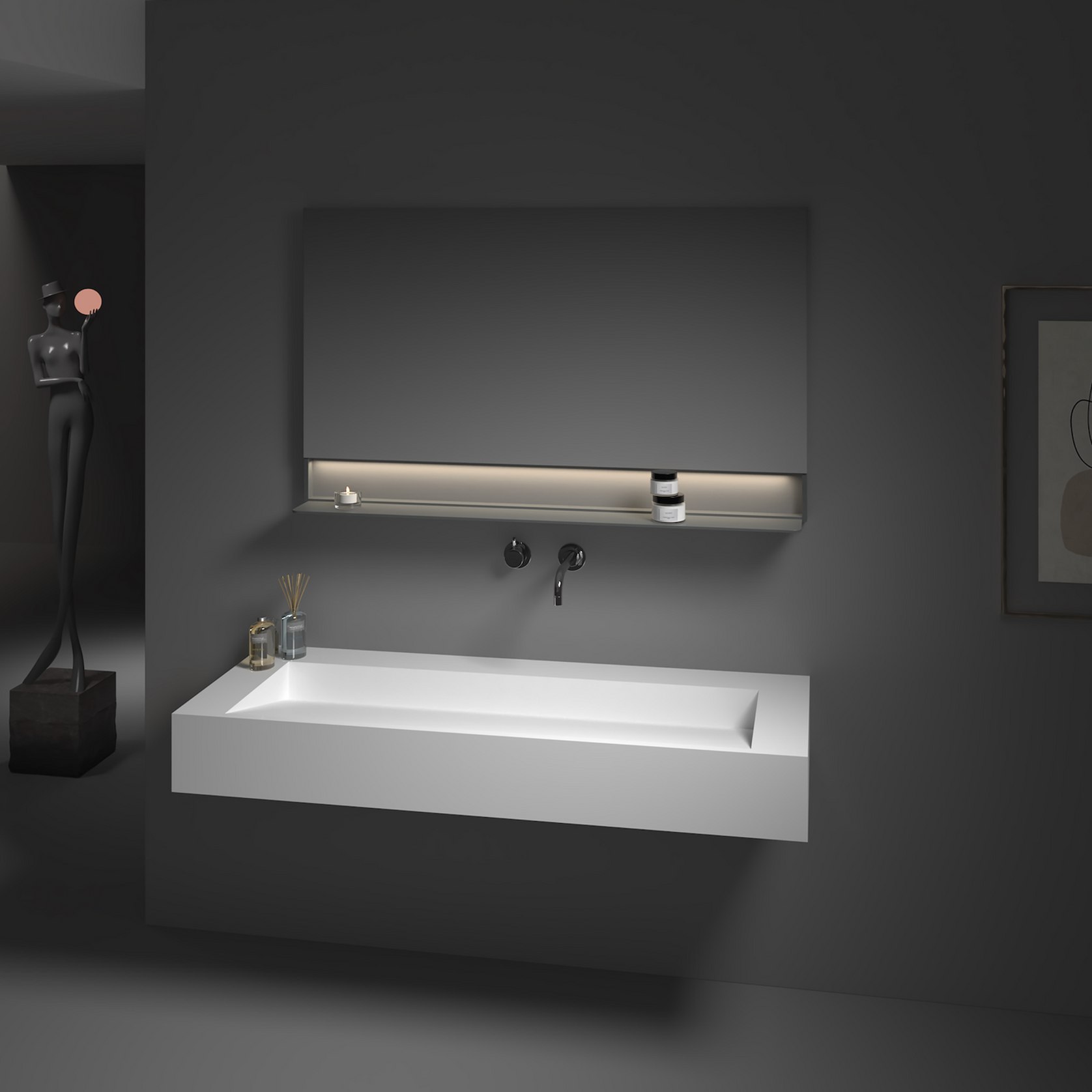 The Ramp Basin - Ramp C100 1200mm | ArchiPro NZ