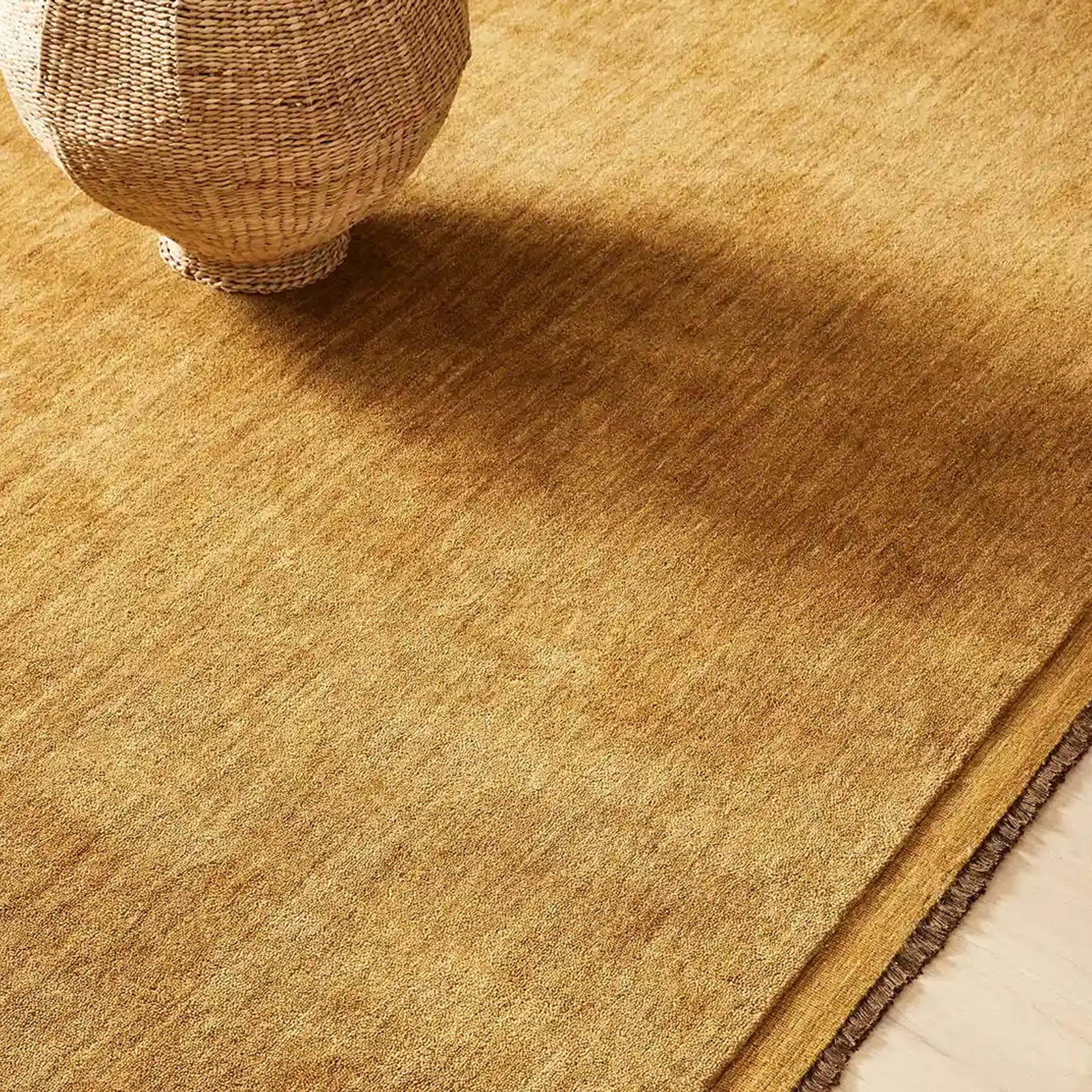 Weave Home Silvio Floor Rug - Dijon | NZ Wool | Two Sizes | ArchiPro NZ