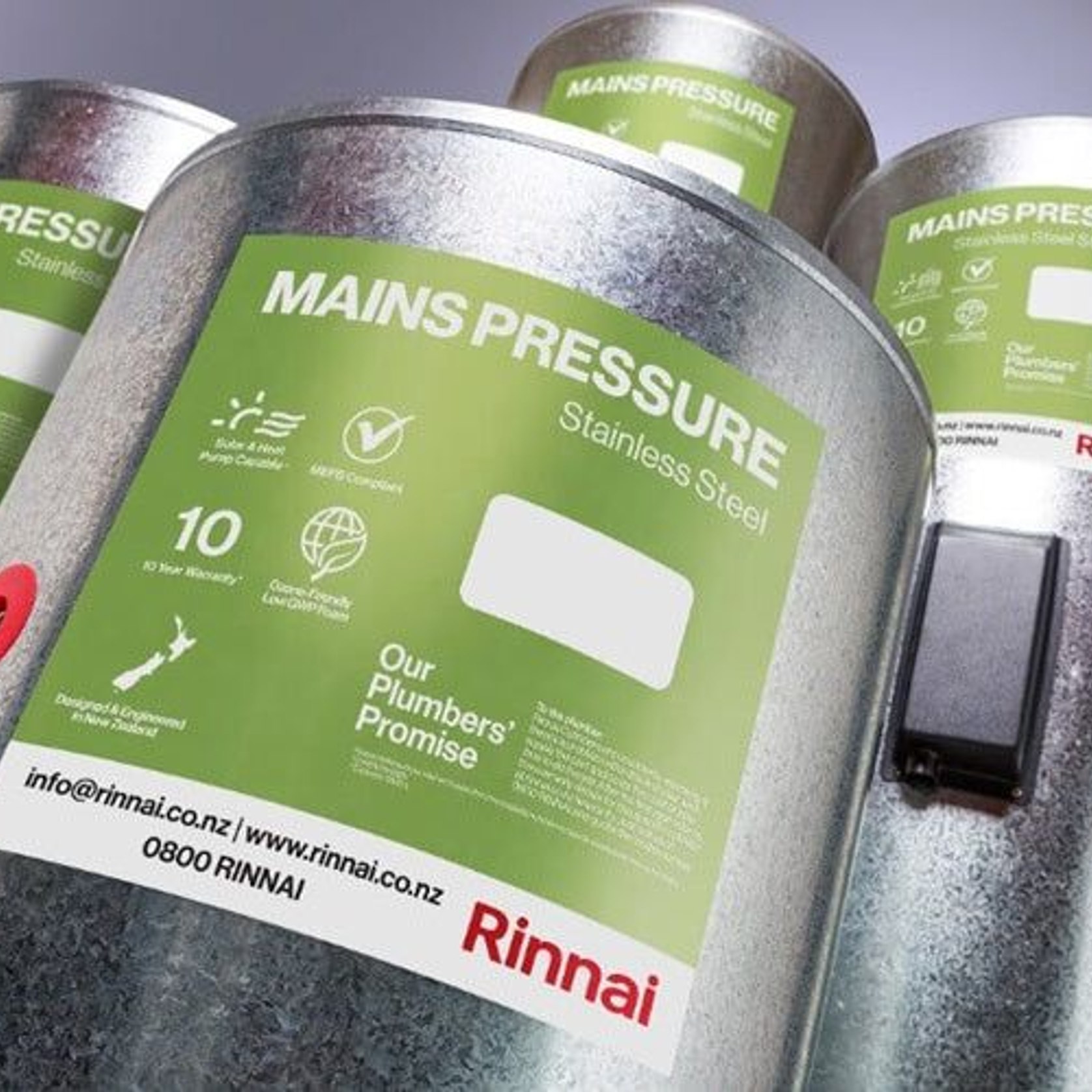 Stainless Steel Mains Pressure Indoor Cylinder | ArchiPro NZ