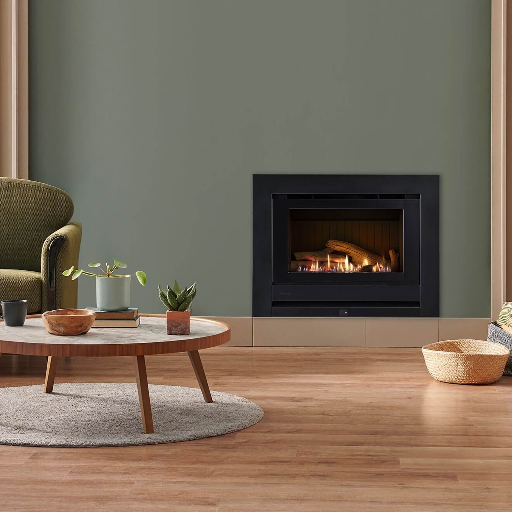 Novo Inbuilt Gas Firepalce | ArchiPro NZ