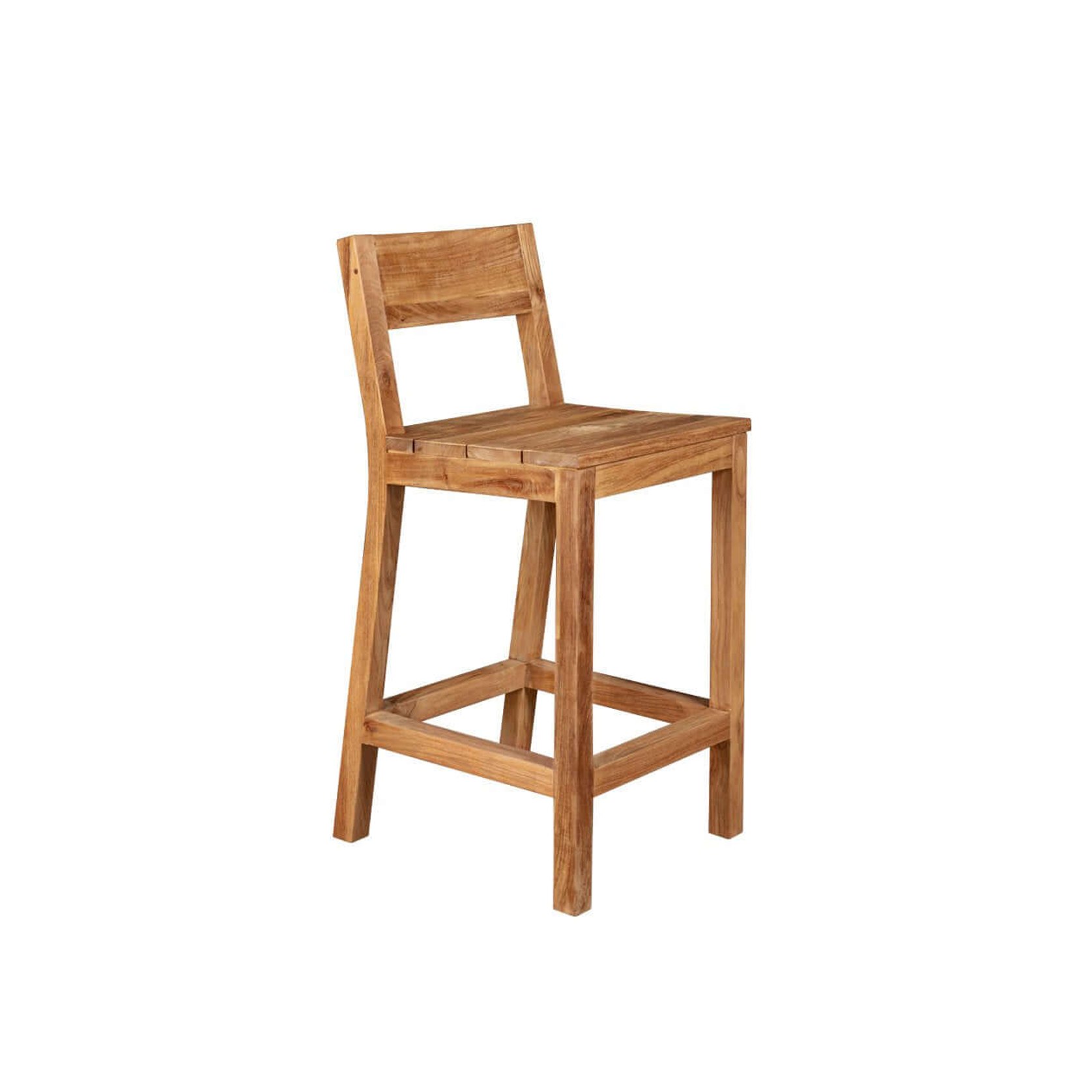 Teak Outdoor Counter Height Chair | ArchiPro NZ