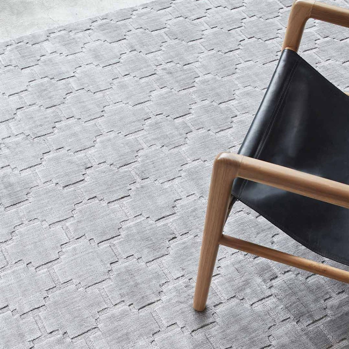 Tribe Home Sanctuary Rug - Grey | 100% Pure Silk | ArchiPro NZ