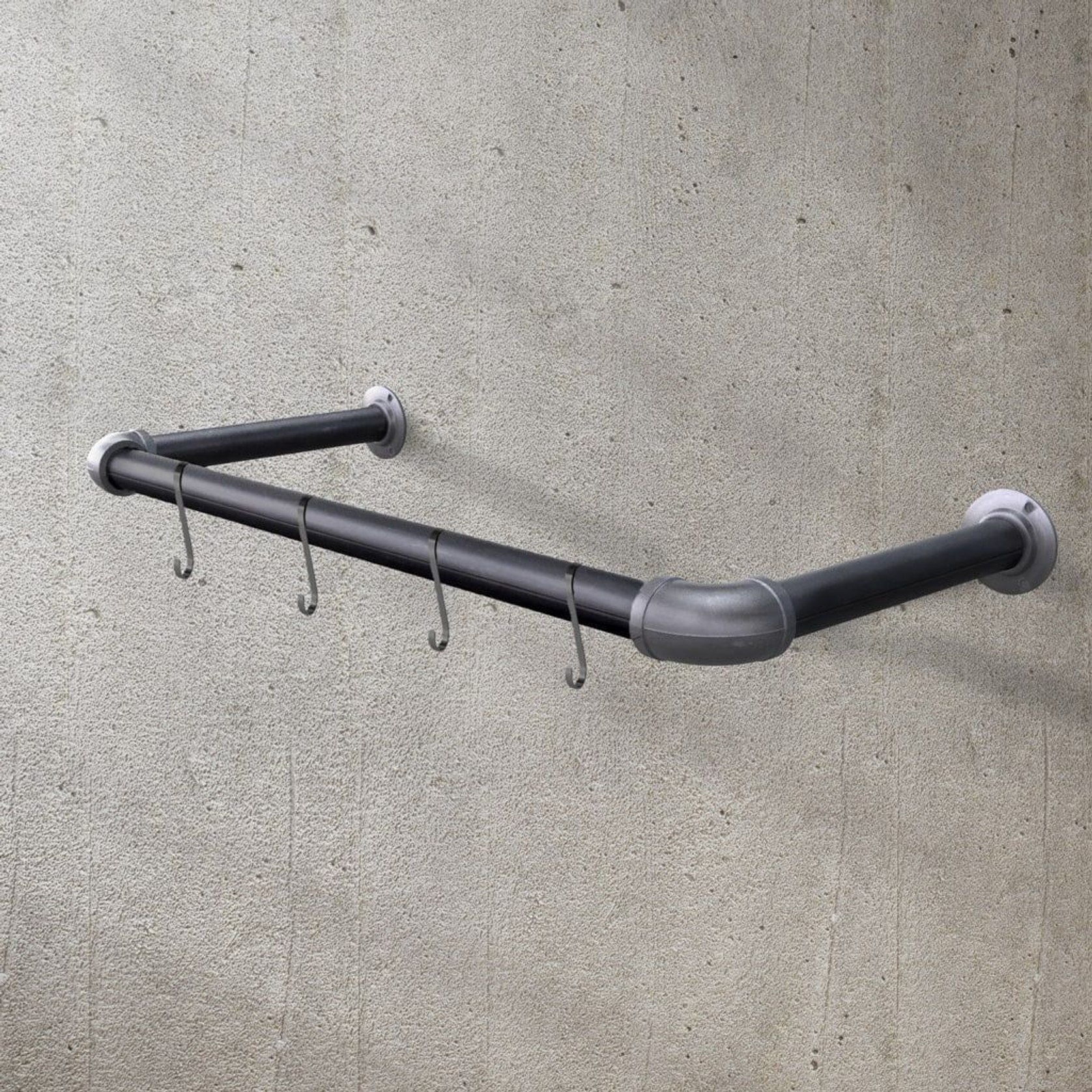 Industrail Storage Rail with Small Hooks | ArchiPro NZ