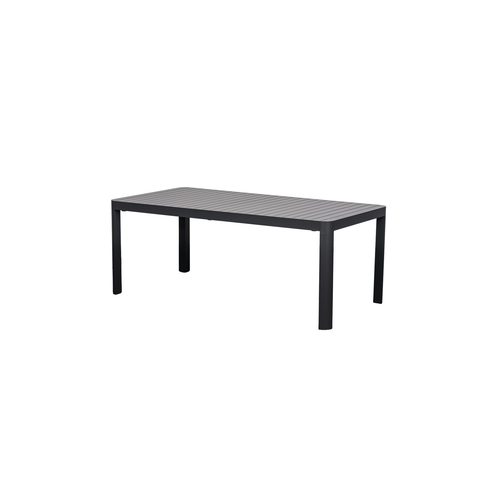Azura Extension Outdoor Dining Table 195|255cm | Gunmetal | ArchiPro NZ