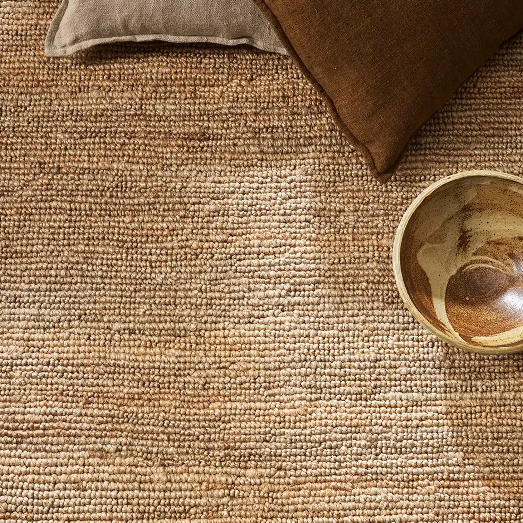Baya Papeete Floor Rug - Natural | 100% Jute | ArchiPro NZ
