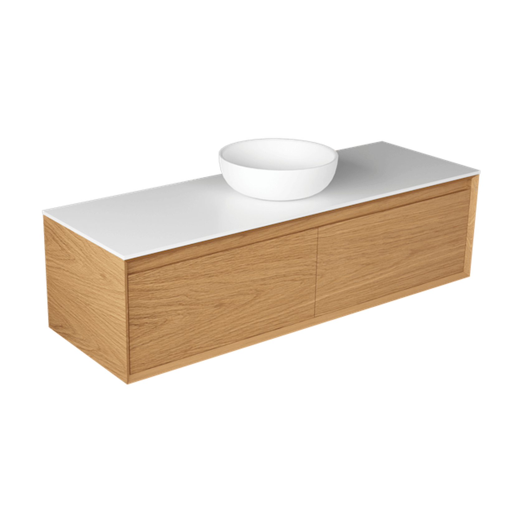 Edge Largo 1500 Side X Side Wall Hung Vanity - 6 Colours | ArchiPro NZ