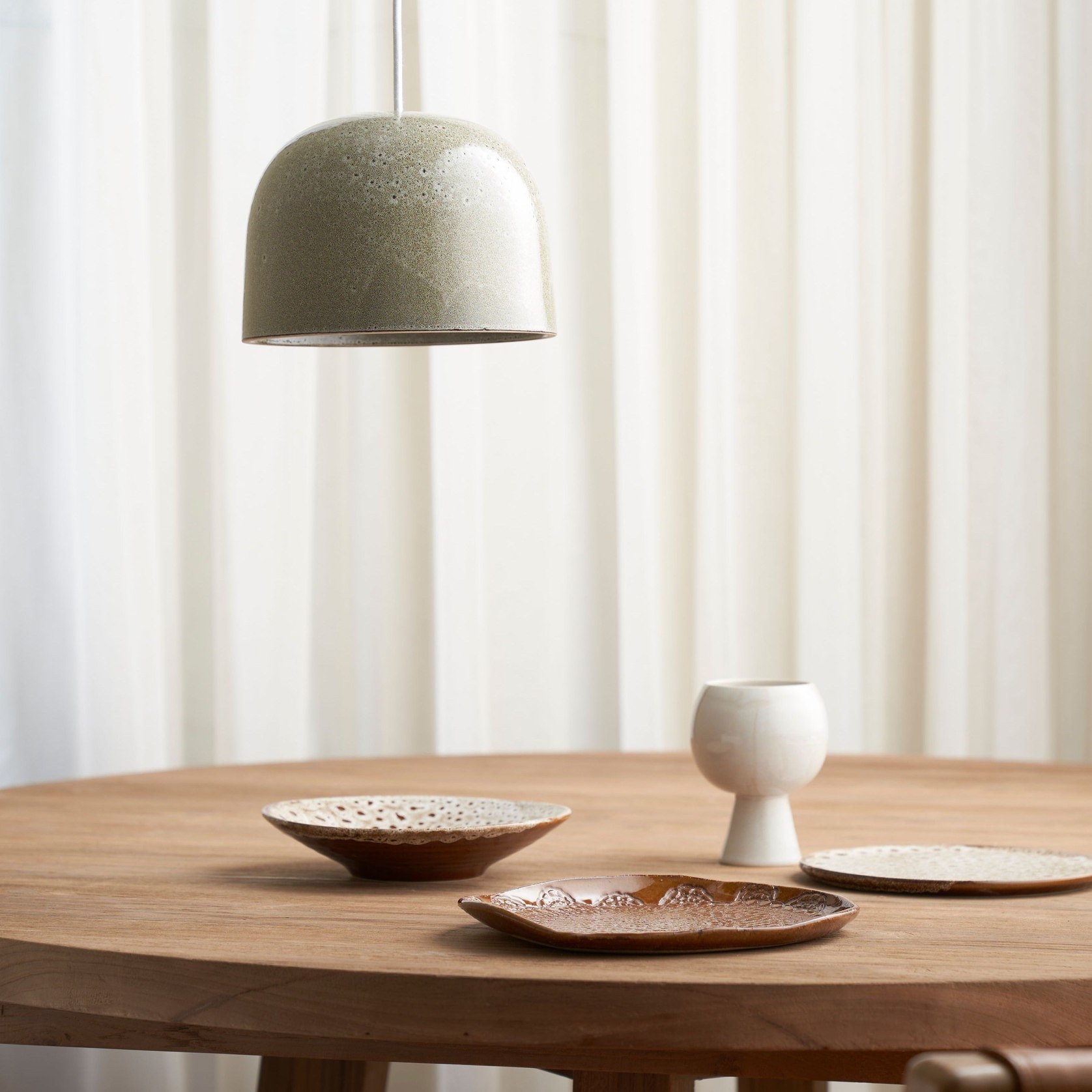 Ceramic Pendant Bell Light Large | ArchiPro NZ
