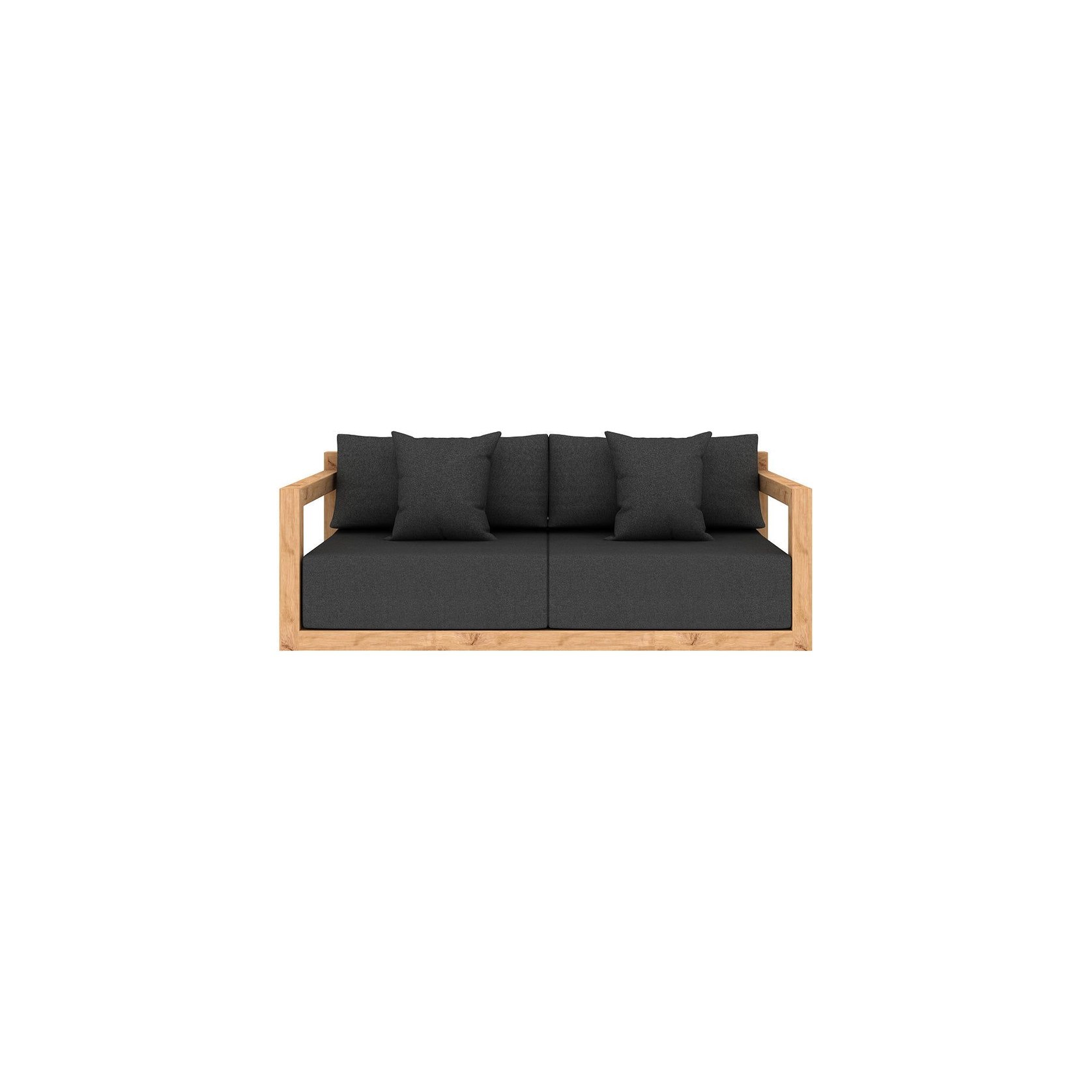 Ibis Outdoor Teak Loveseat Sofa | ArchiPro NZ