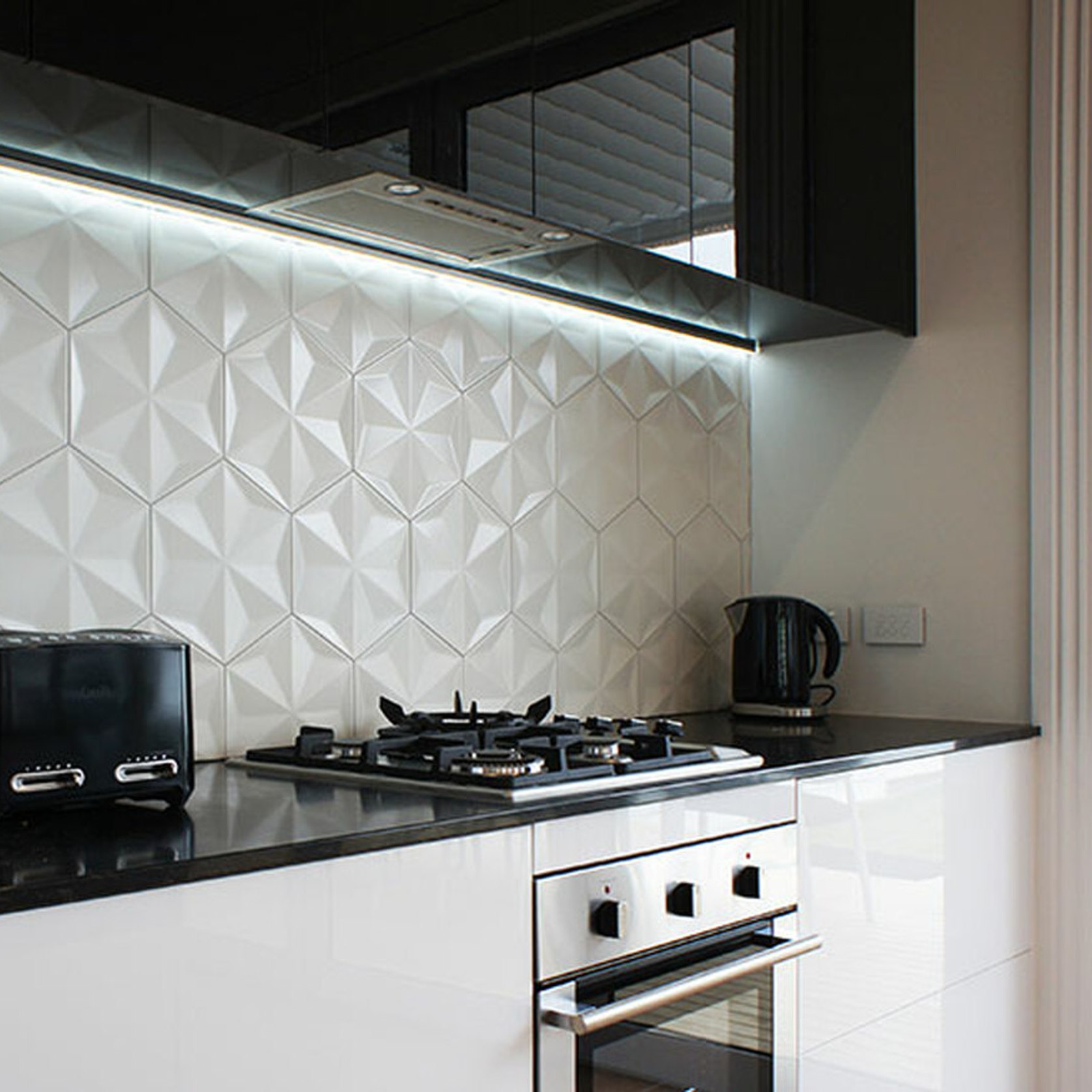 White Frozen Crystal Ceramic Wall Tile | ArchiPro NZ