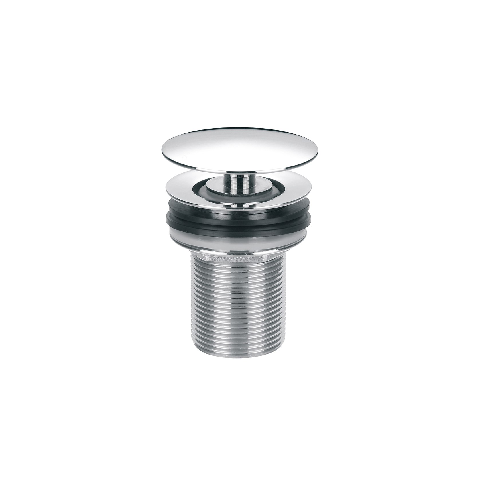 Clikclak Overflow Pop-Up Dome Waste Chrome | ArchiPro NZ Clikclak Overflow Pop-Up Dome Waste Chrome | ArchiPro NZ