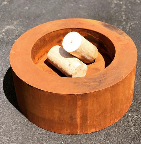 Steel Wheel Fire Pit Tiny Anvil | ArchiPro NZ