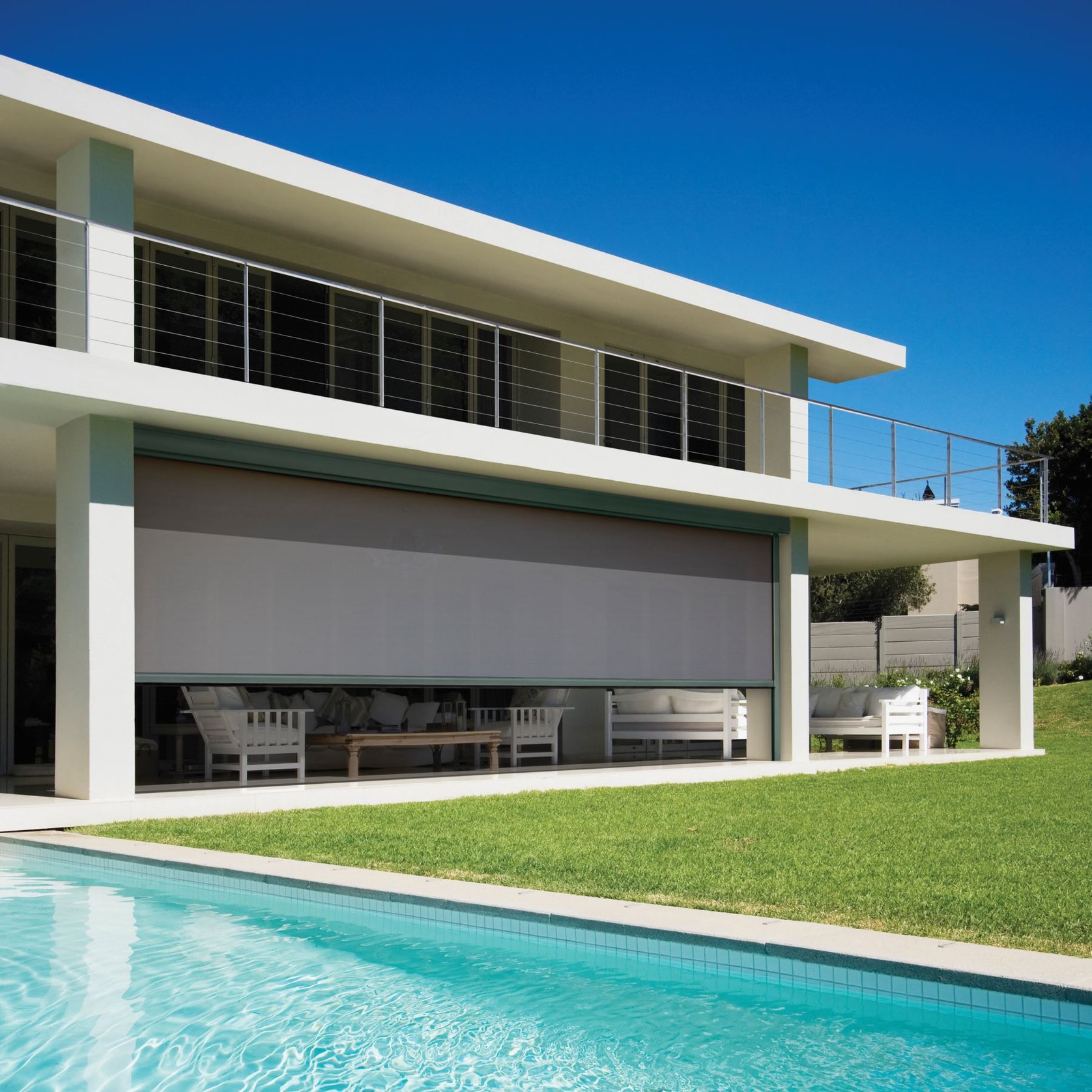 Luxaflex Evo Exterior Sunscreens from Lahood | ArchiPro NZ