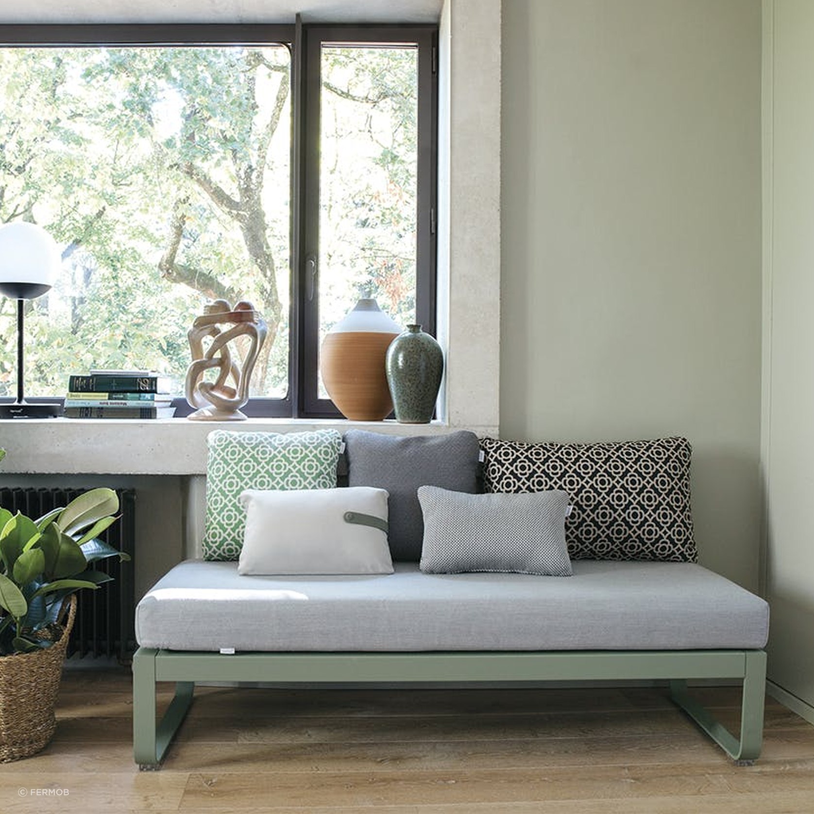 Bellevie 2 Seater Ottoman by Fermob | ArchiPro NZ