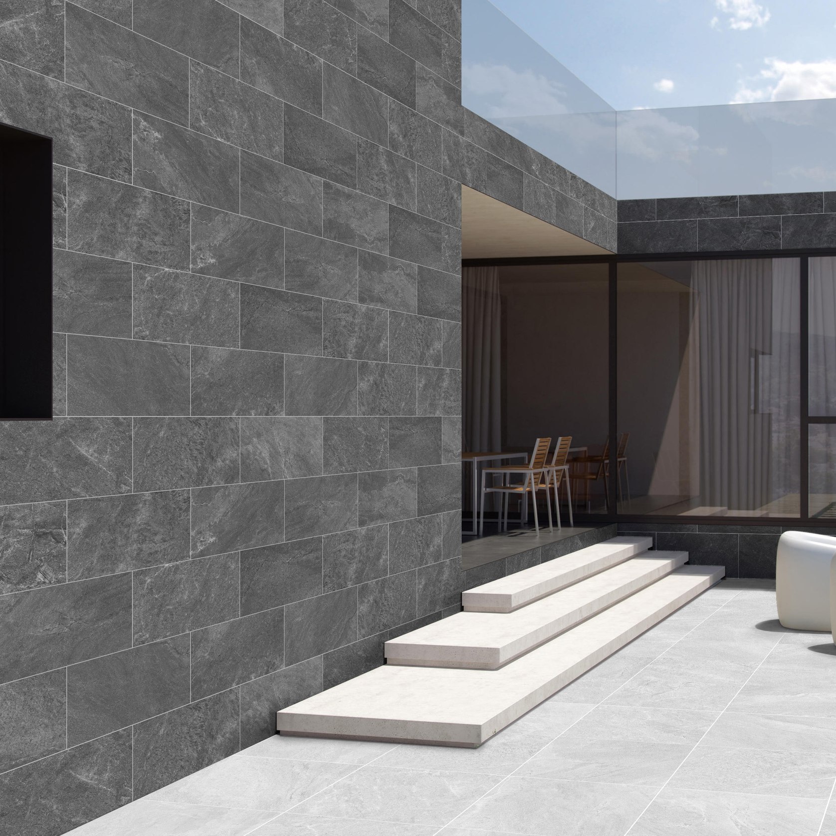Alps Bianco & Alps Grigio External Tile | ArchiPro NZ