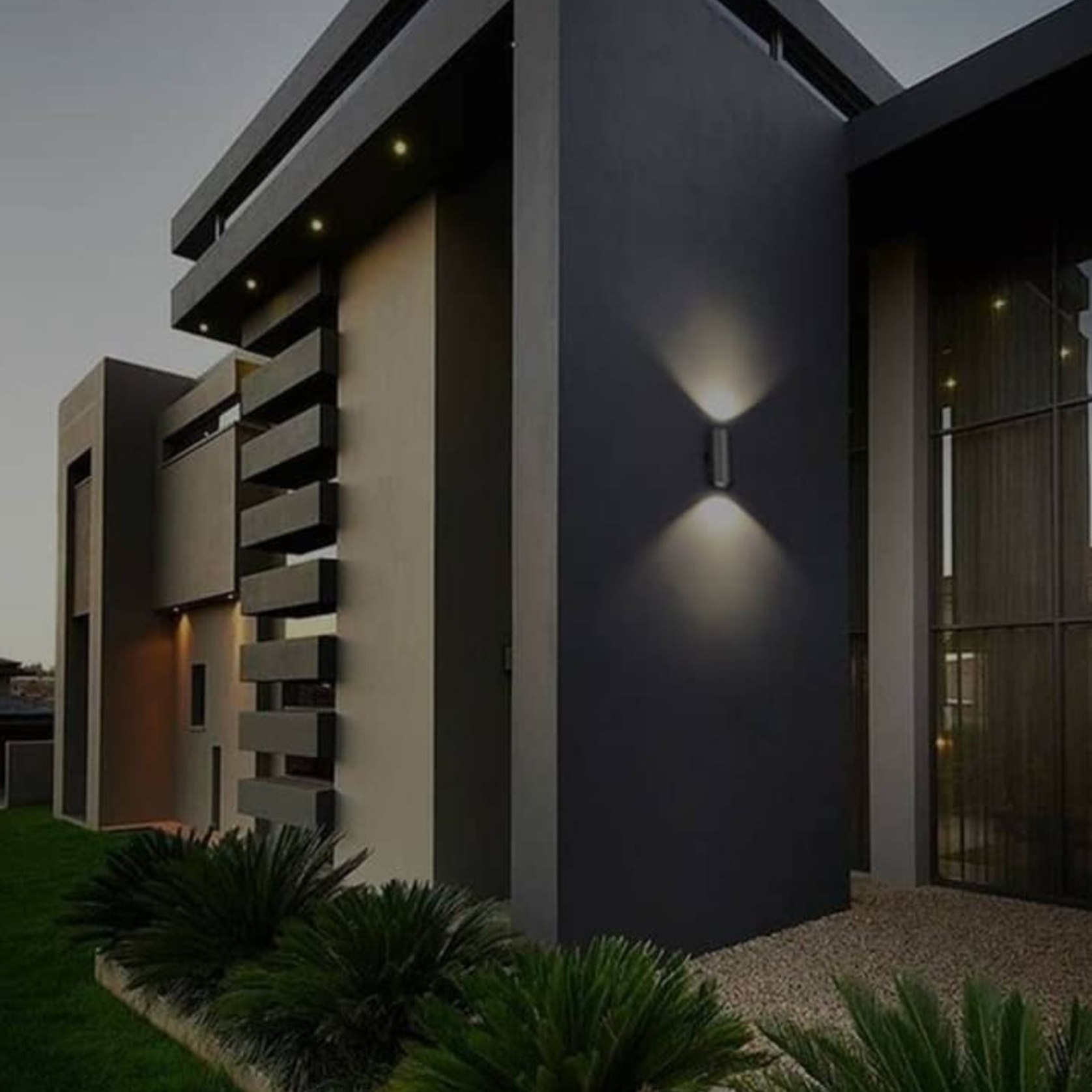 MARS DOUBLE | Outdoor Wall Light | 316 Steel | ArchiPro NZ