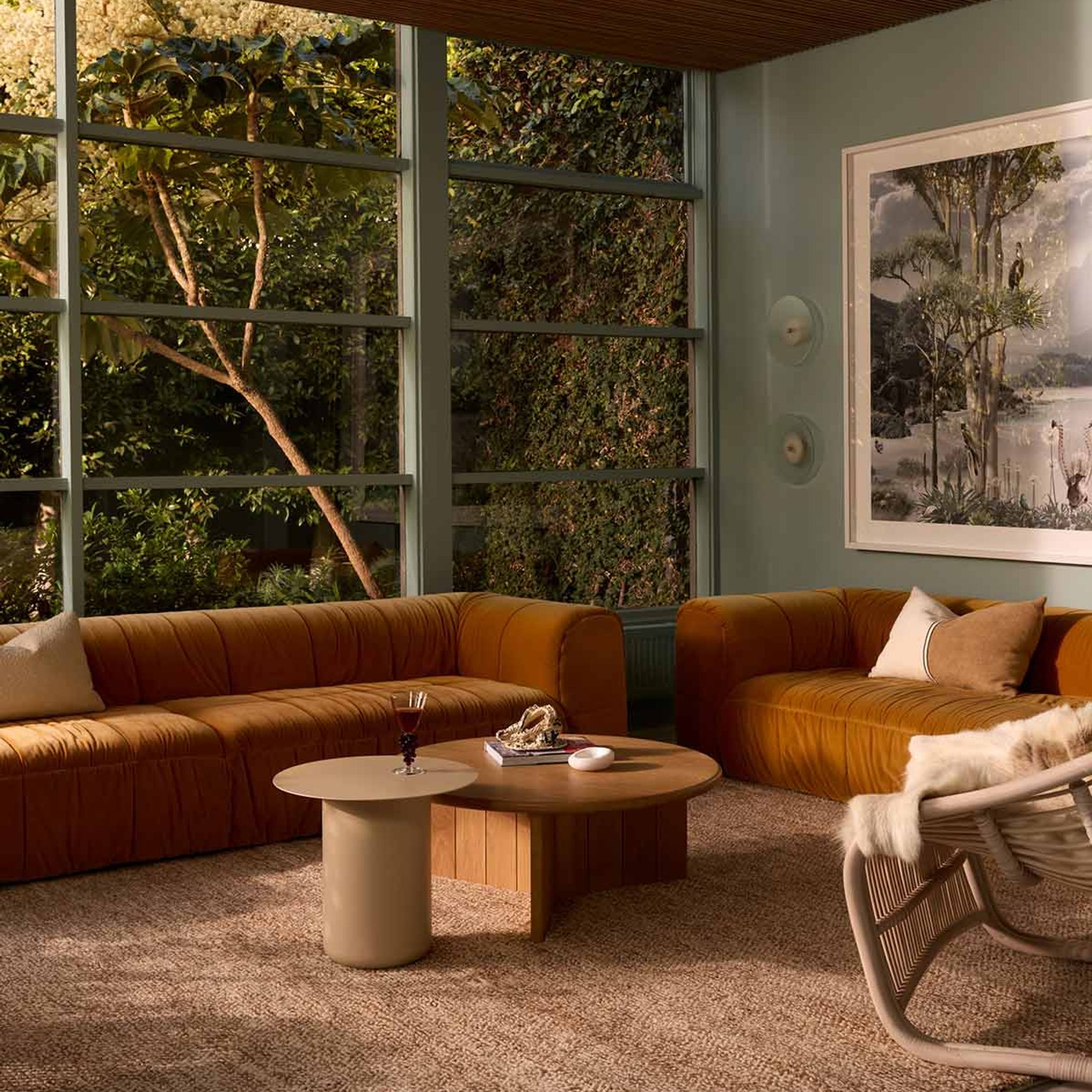 Tribe Home Vogel Rug - Ginger | 100% Wool Rug | ArchiPro NZ