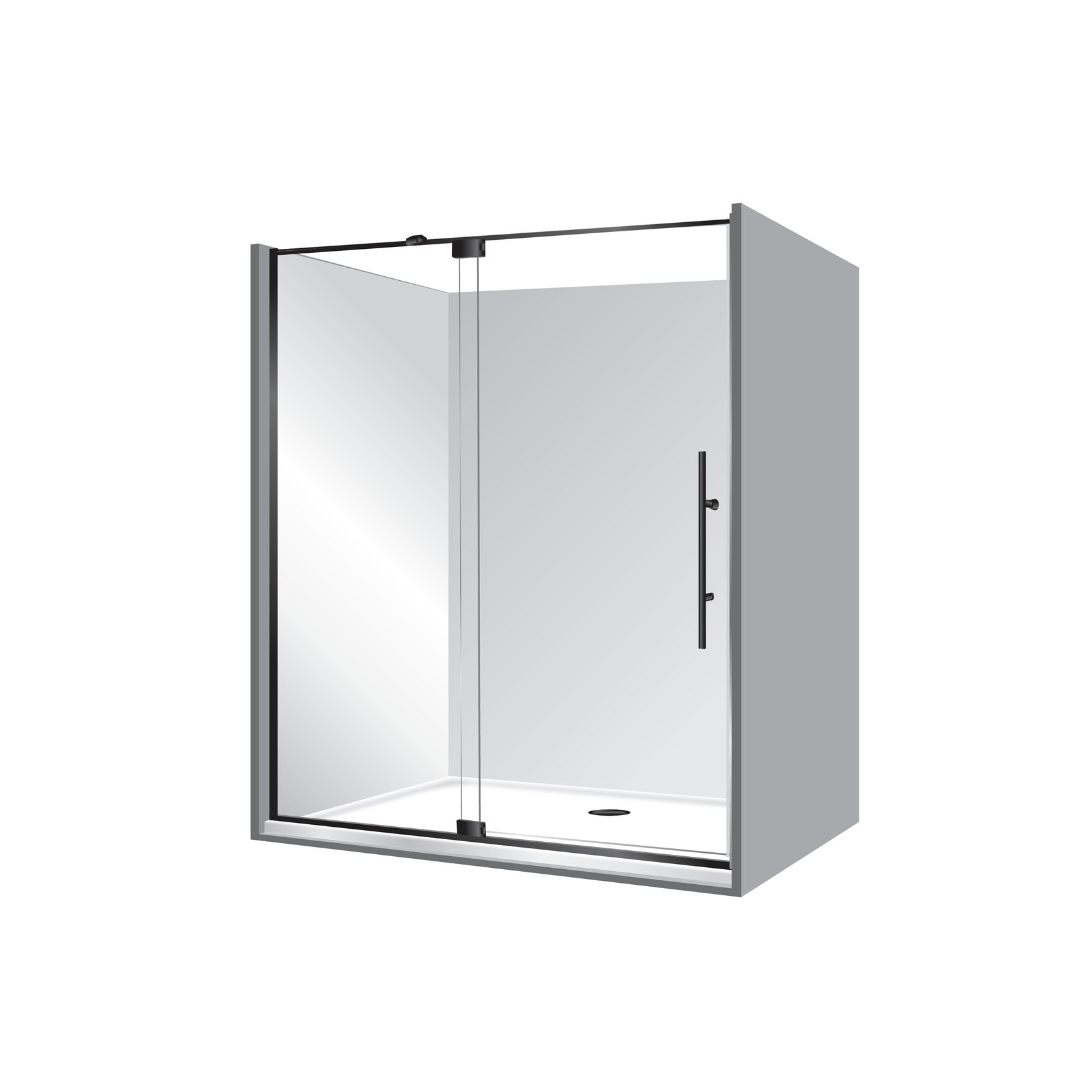 Adjustable Frameless Pivot Square 1600×900 | ArchiPro NZ
