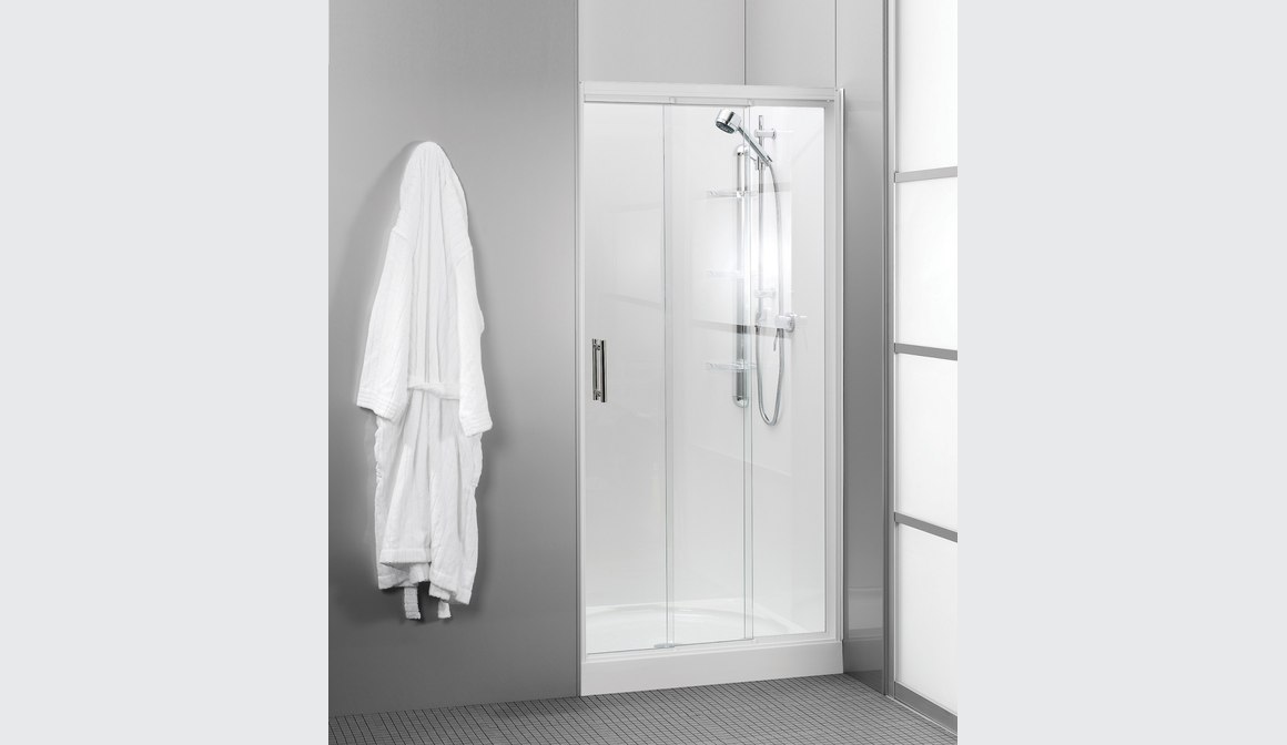 Trident™ Sliding Shower Screen - Shower Boxes NZ | ArchiPro NZ