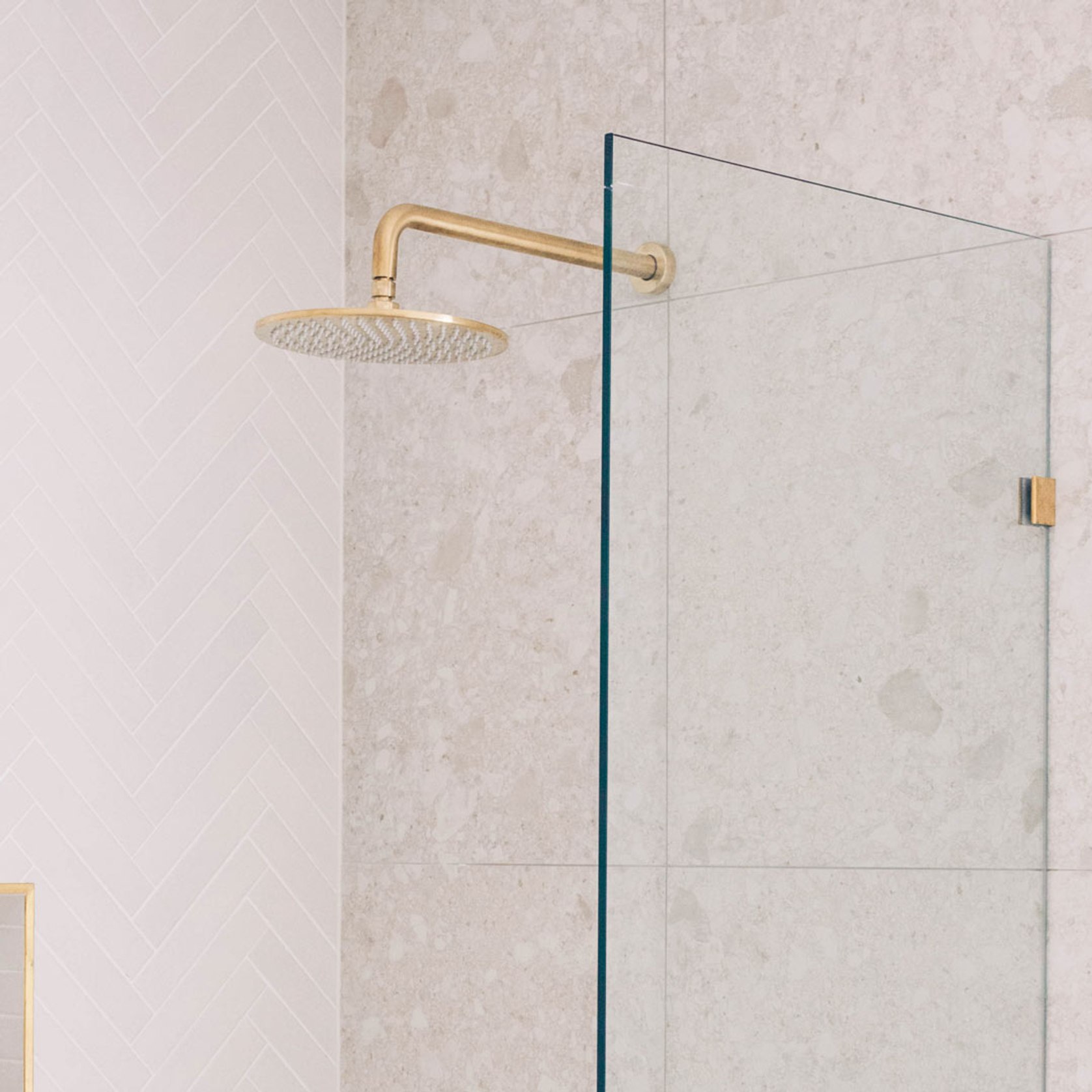 ABI Pius Glass Shower Panel Clip | ArchiPro NZ