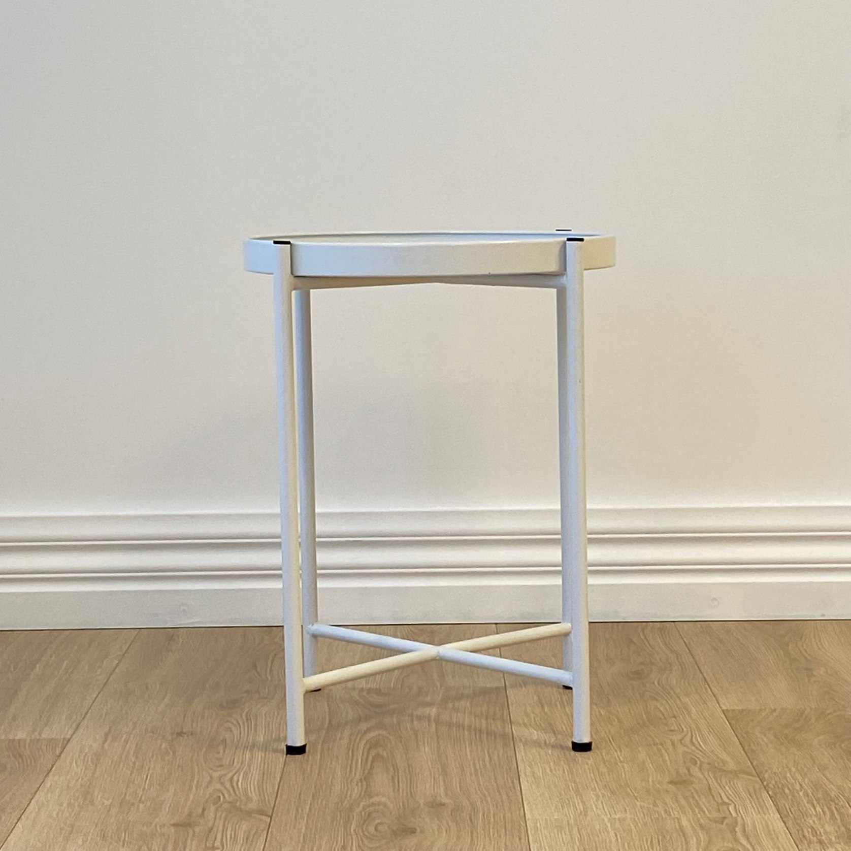Sofia Round Side Table | White | ArchiPro NZ