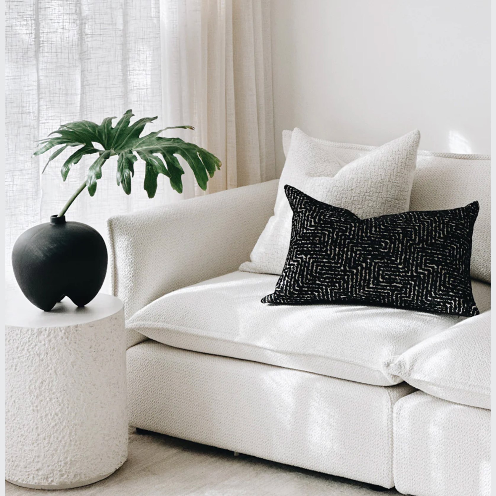 Element Earth Side Table / White | ArchiPro NZ