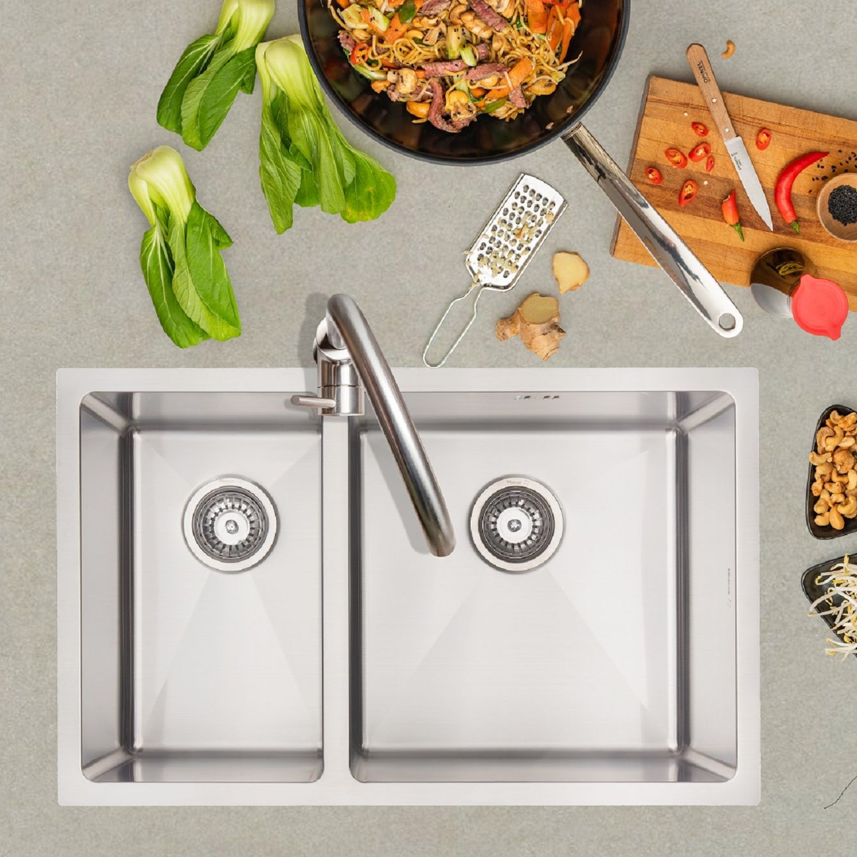 Handmade Stainless Steel Sinks (tight radius) by Mercer | ArchiPro NZ