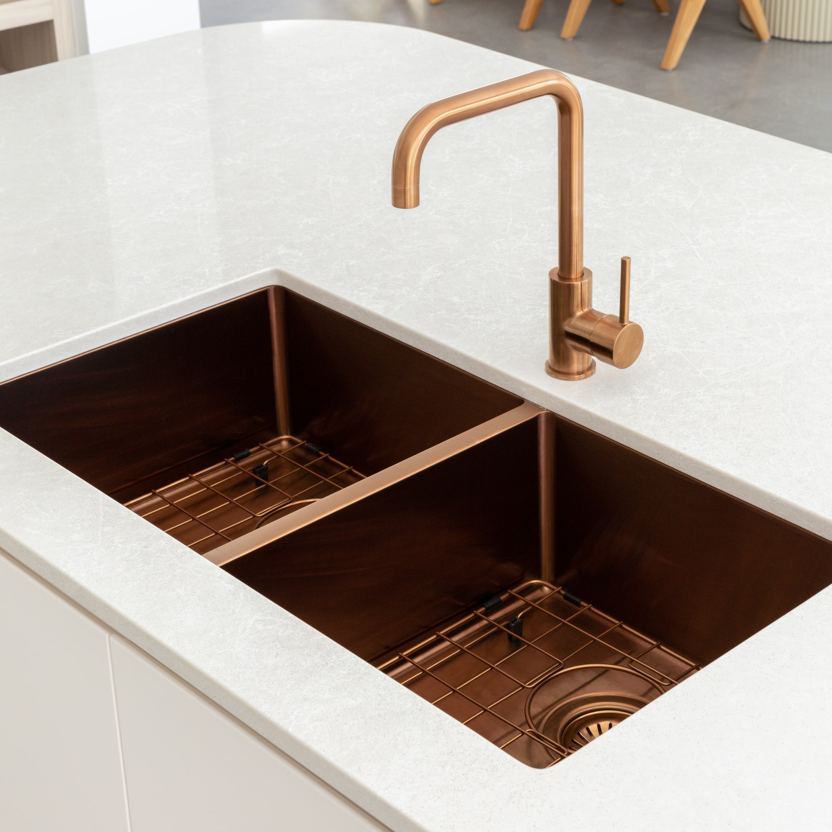 Zalo Kitchen Sink Double 855mm | ArchiPro NZ