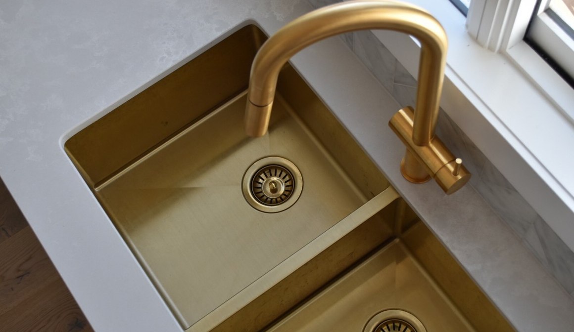 ABI Vita Kitchen Sink Double w/ Overflow & Rack | ArchiPro NZ