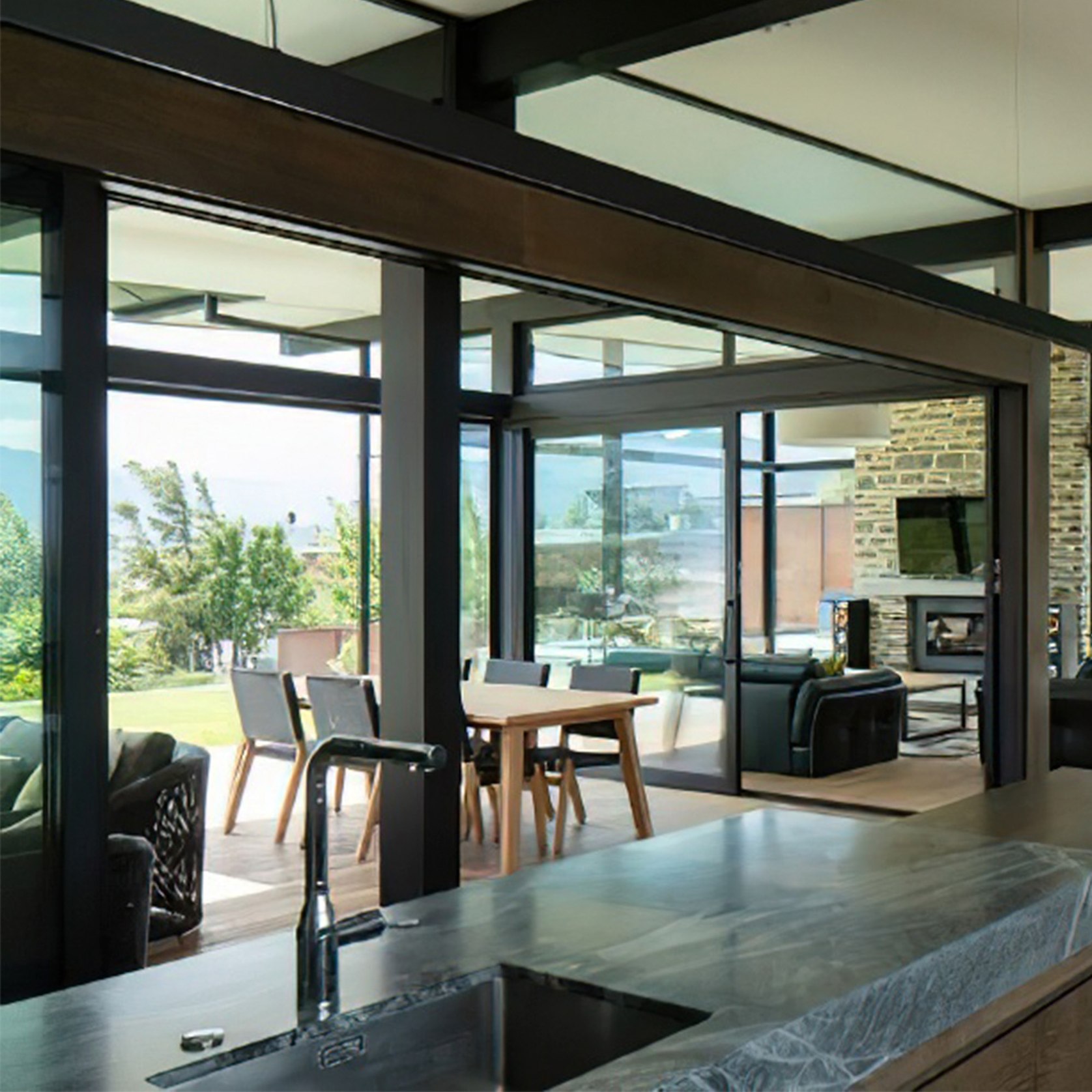 Pacific Thermal Stacking Door Triple Glazed / Airtight | ArchiPro NZ