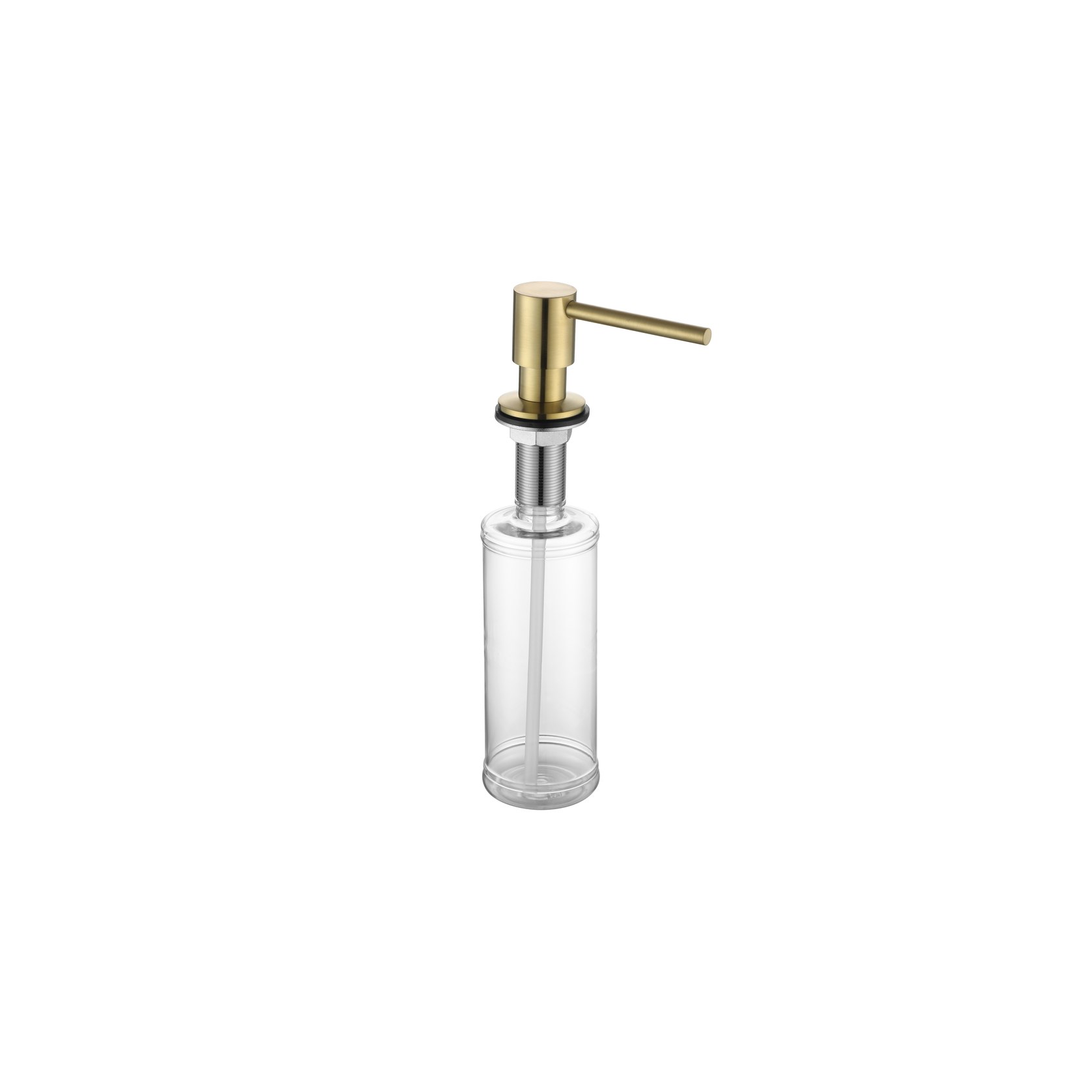 Aspen In-Bench Soap Dispenser Brushed Brass | ArchiPro NZ