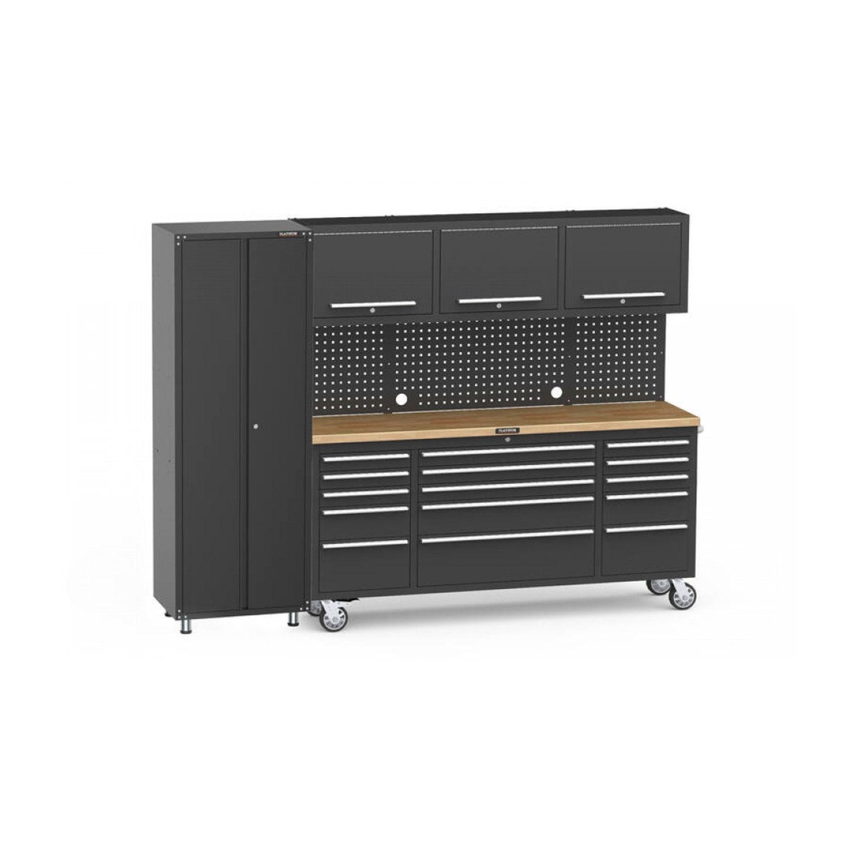 Black Workshop Garage Storage Cabinet Set | GS-P6A | ArchiPro NZ