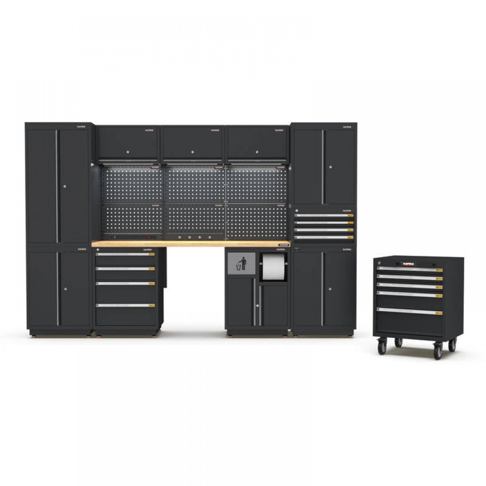 Pro Series Black Garage Storage Cabinet Set | GS30-27P | ArchiPro NZ