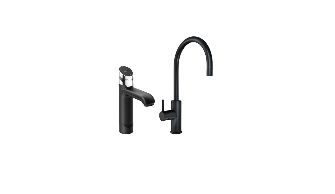 HydroTap G5 BCHA100 4-in-1 Touch-Free Wave with Arc Mixer Matte Black ...
