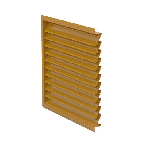 OHL-34 40mm Small Profile Weather Louver | ArchiPro NZ